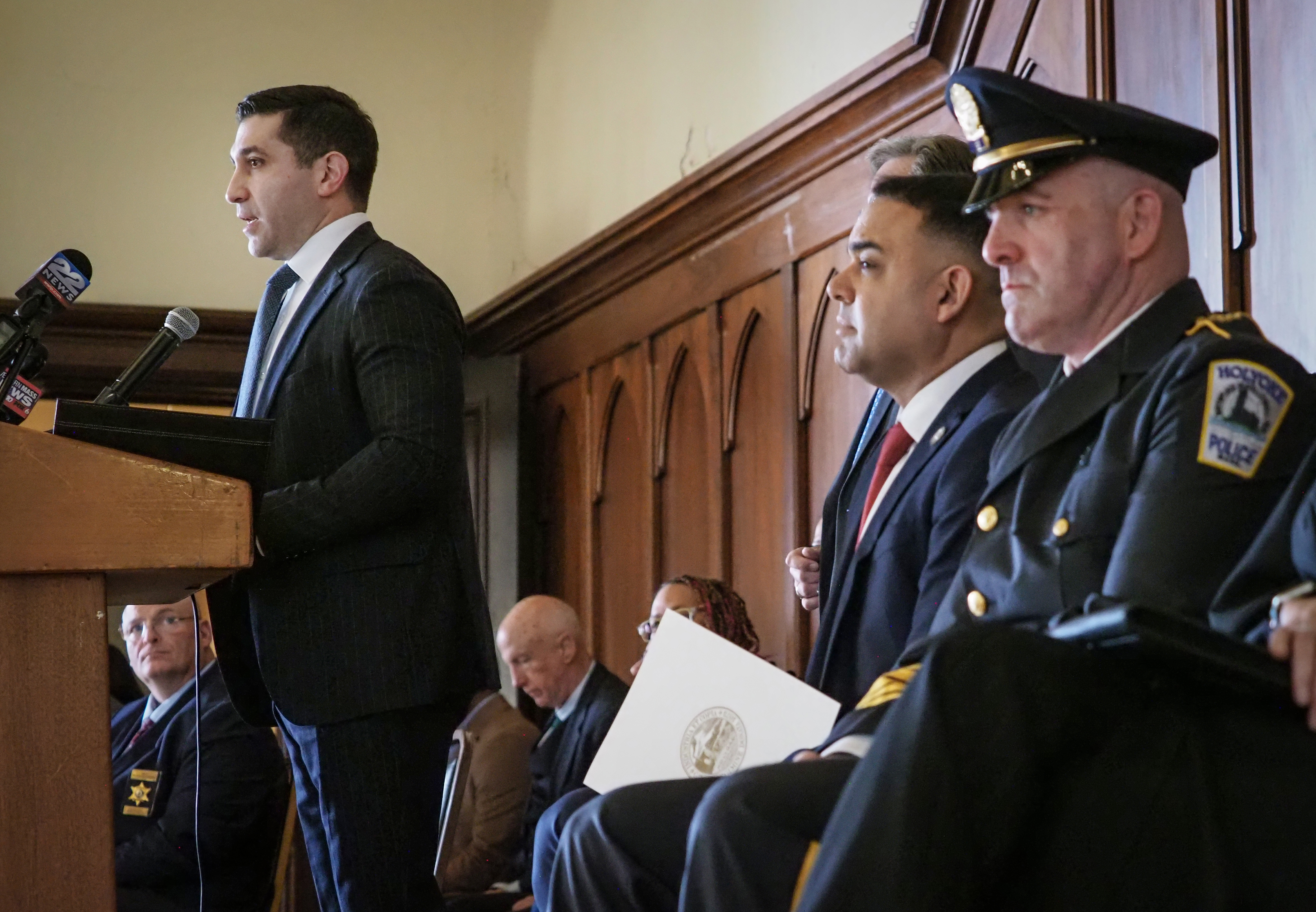 New Holyoke Police Chief Brian Keenan Takes Oath of office - masslive.com