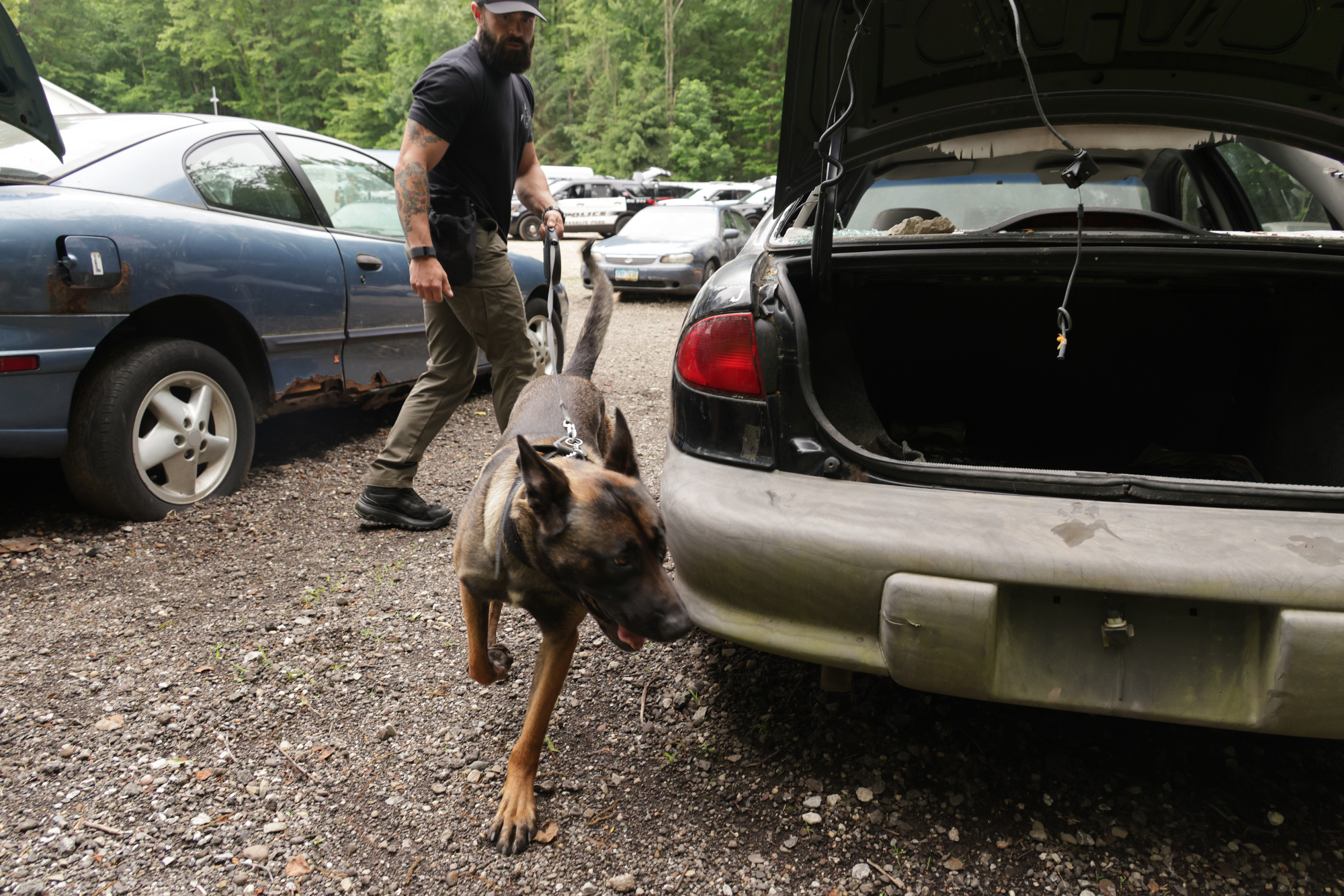 K9 Chinook and officer Puszakowski on the streets of Euclid - cleveland.com