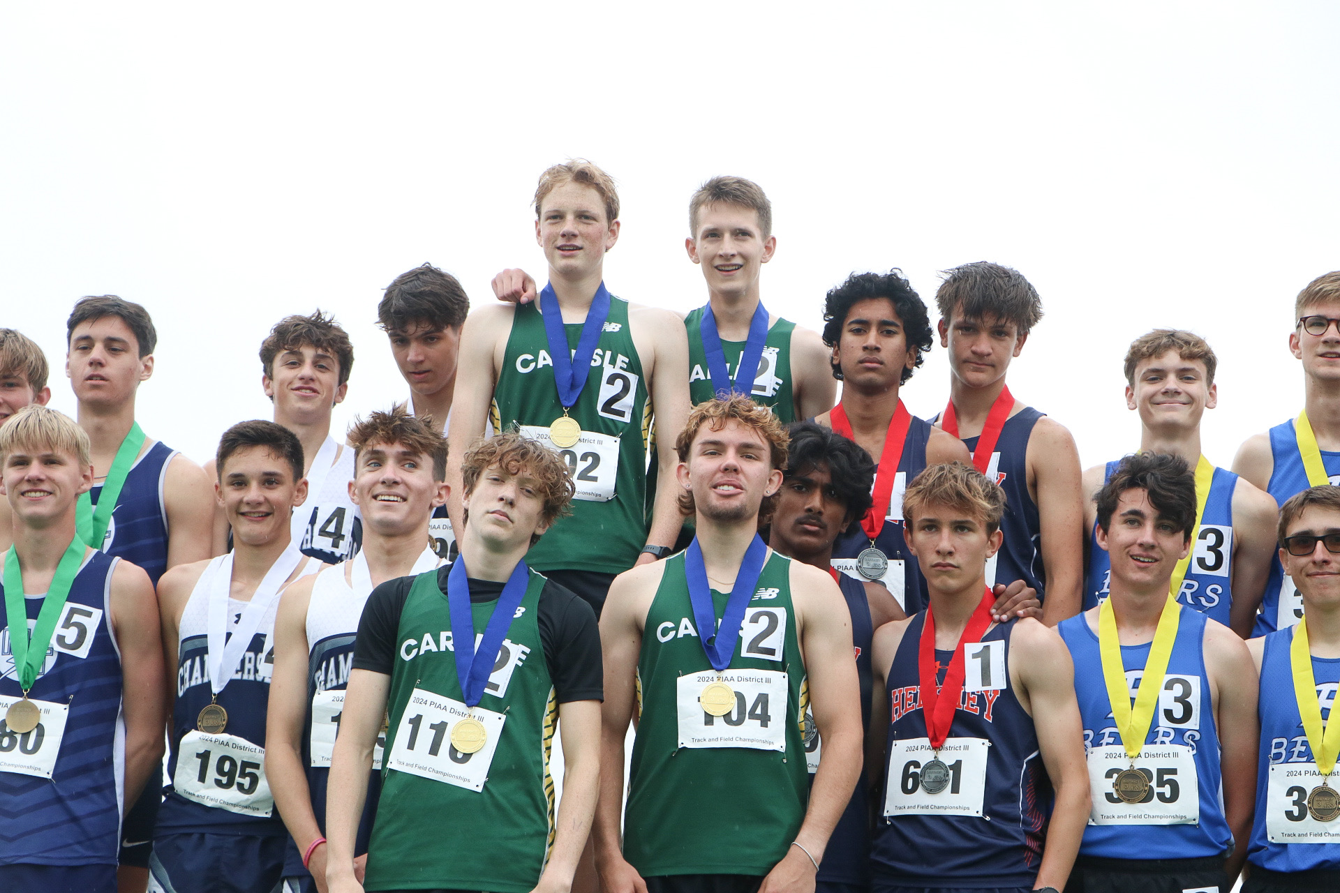 Mid-Penn Conference athletes compete during the 2024 District 3 track ...