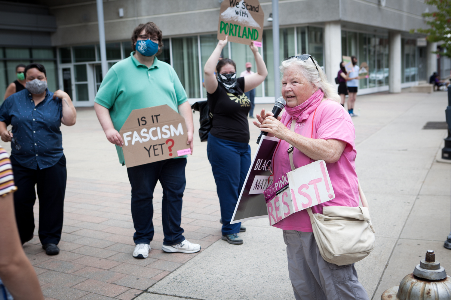 Protest against federal agents deployed in cities - masslive.com