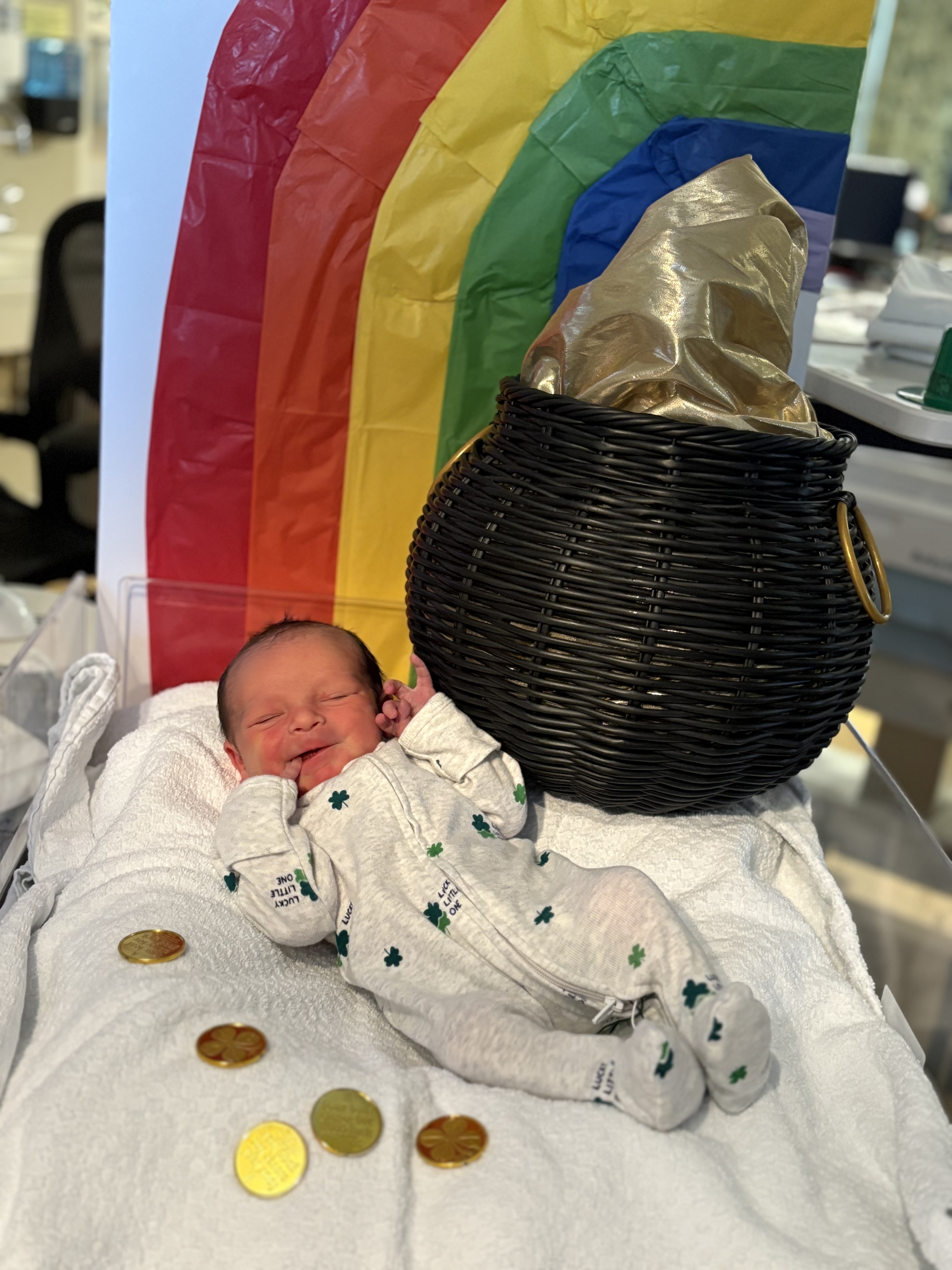 Mass General Brigham NICU babies celebrate their first St. Patrick's ...