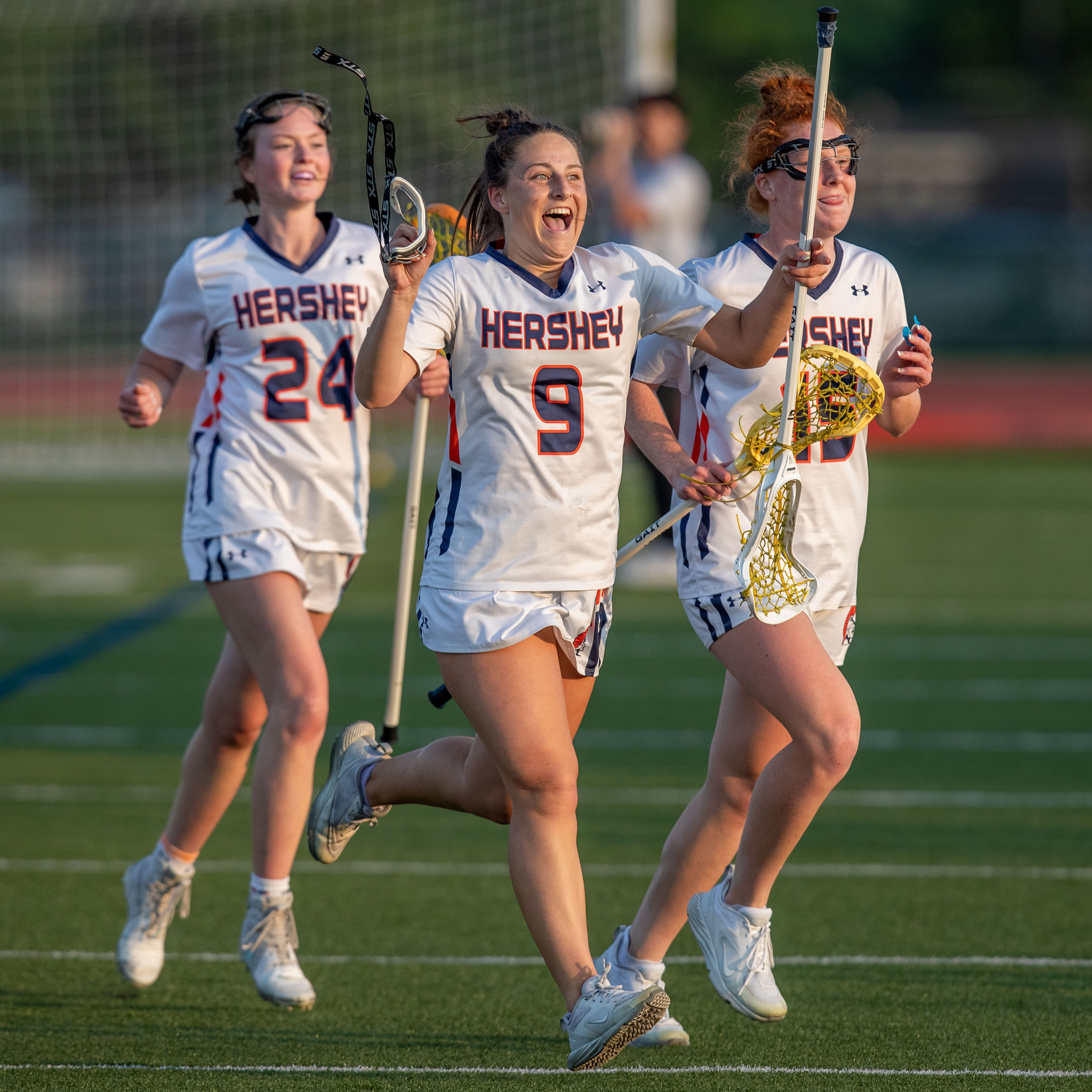 Hershey remains undefeated with a 12-5 win over CV for the Mid-Penn ...