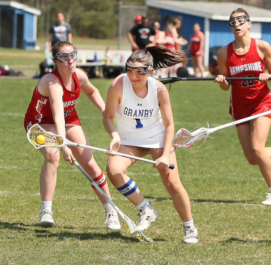 Hampshire vs Granby girls Lacrosse 4/24/25 - masslive.com