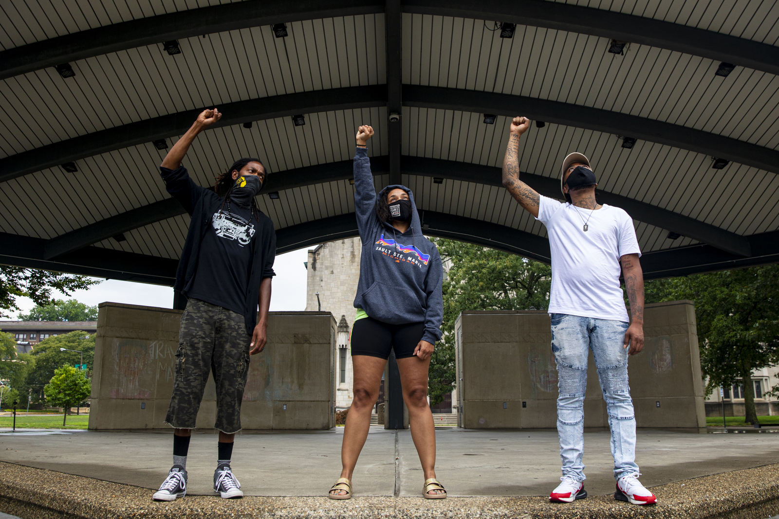 Local Kalamazoo activists march for change not violence - mlive.com