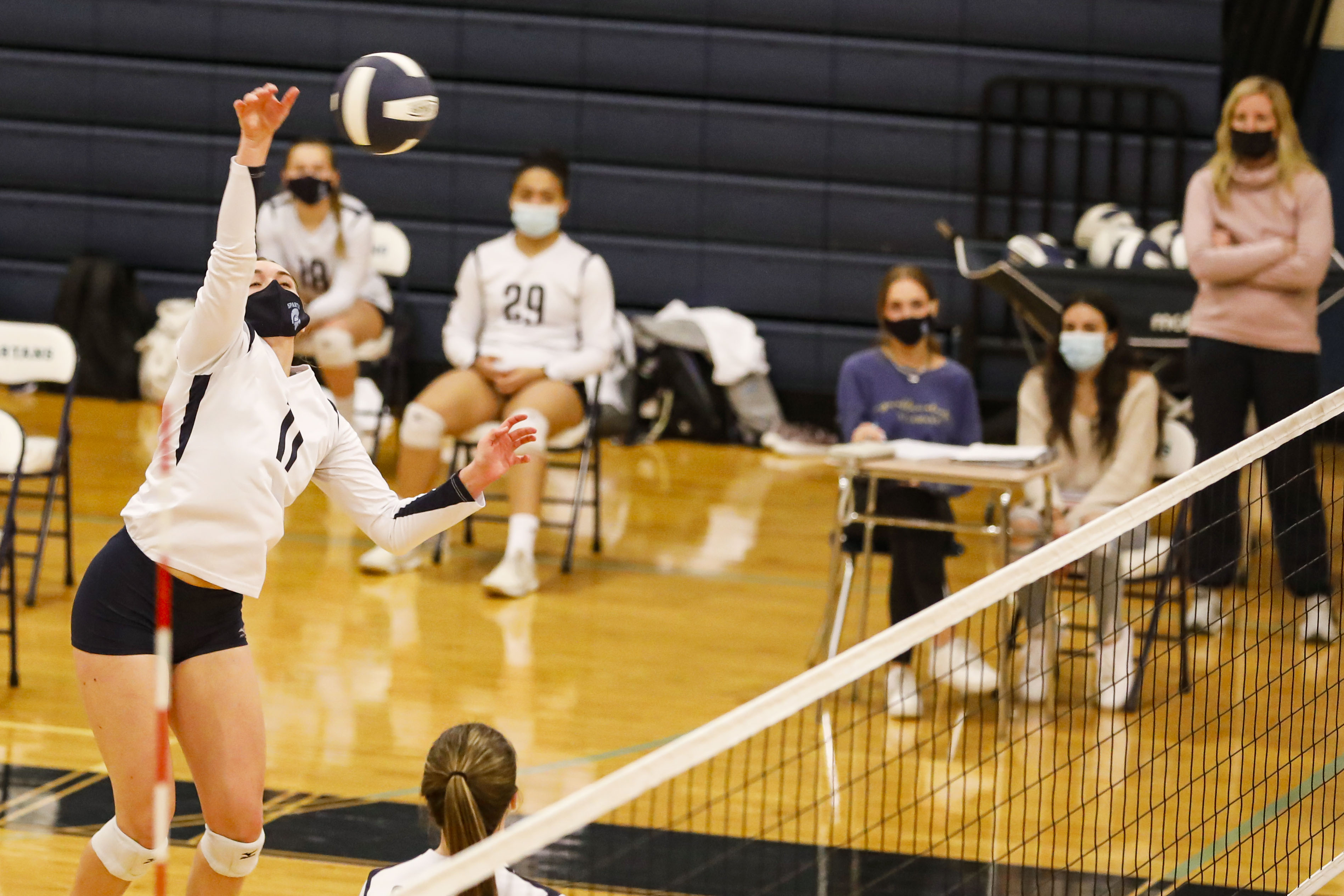 Girls Volleyball: No. 13 Sparta vs. No. 14 Roxbury on March 19, 2021 - nj.com