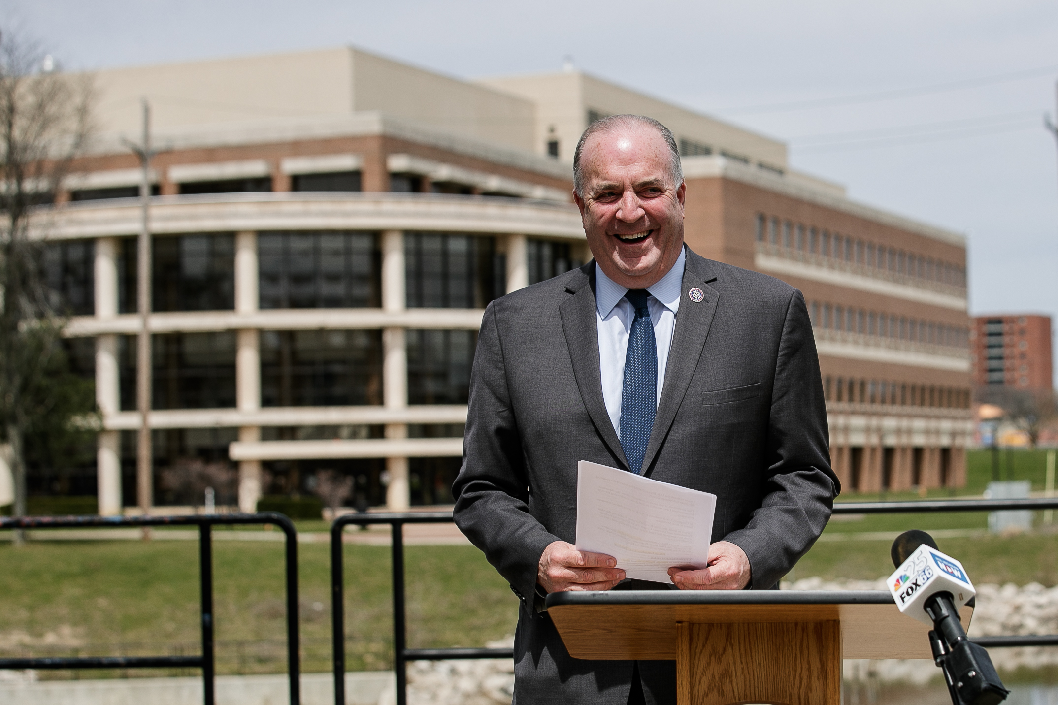 U.S. Rep. Dan Kildee, D-Flint Twp. holds press conference for removal ...