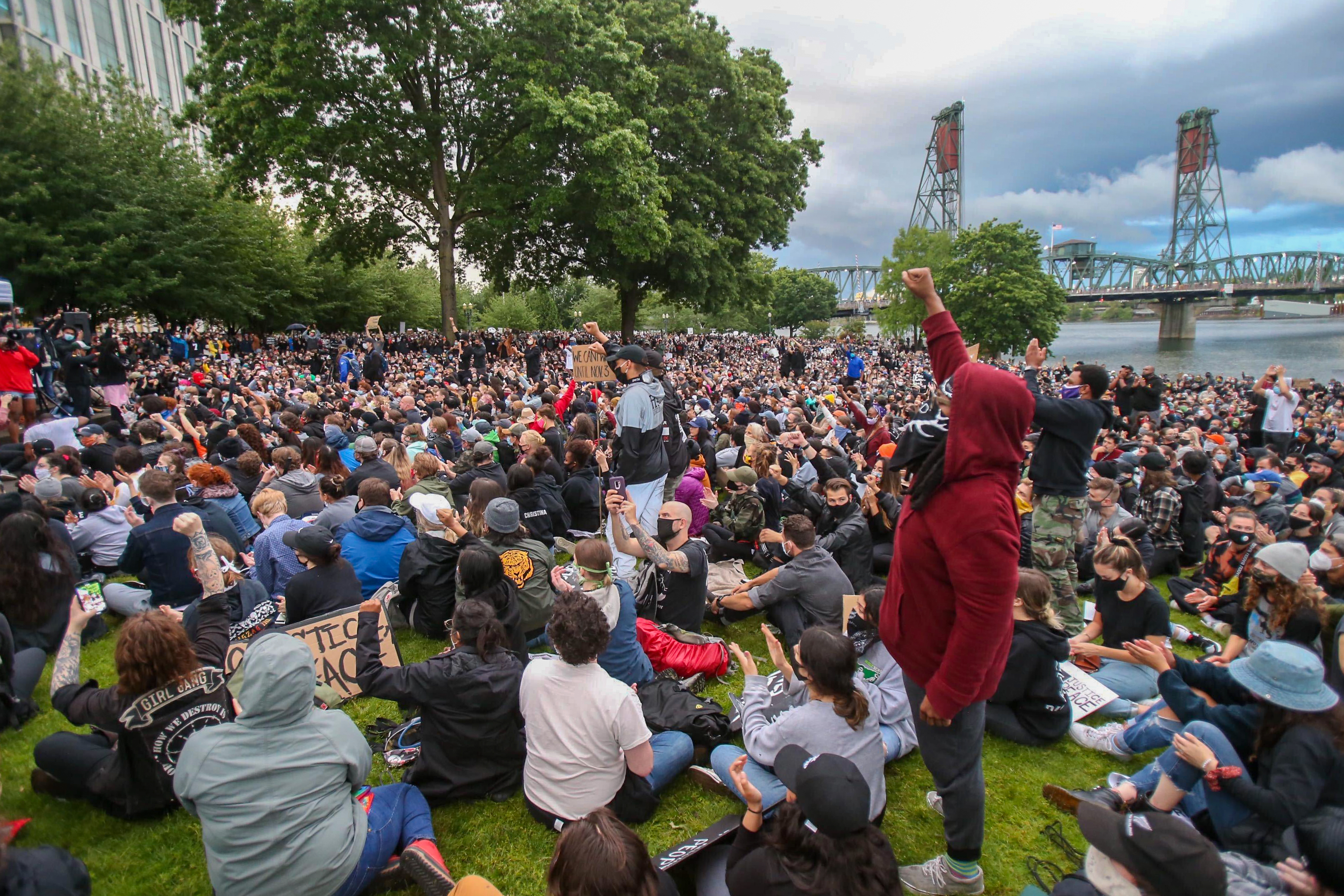 Portland protests continue for 9th night in response to killing of ...