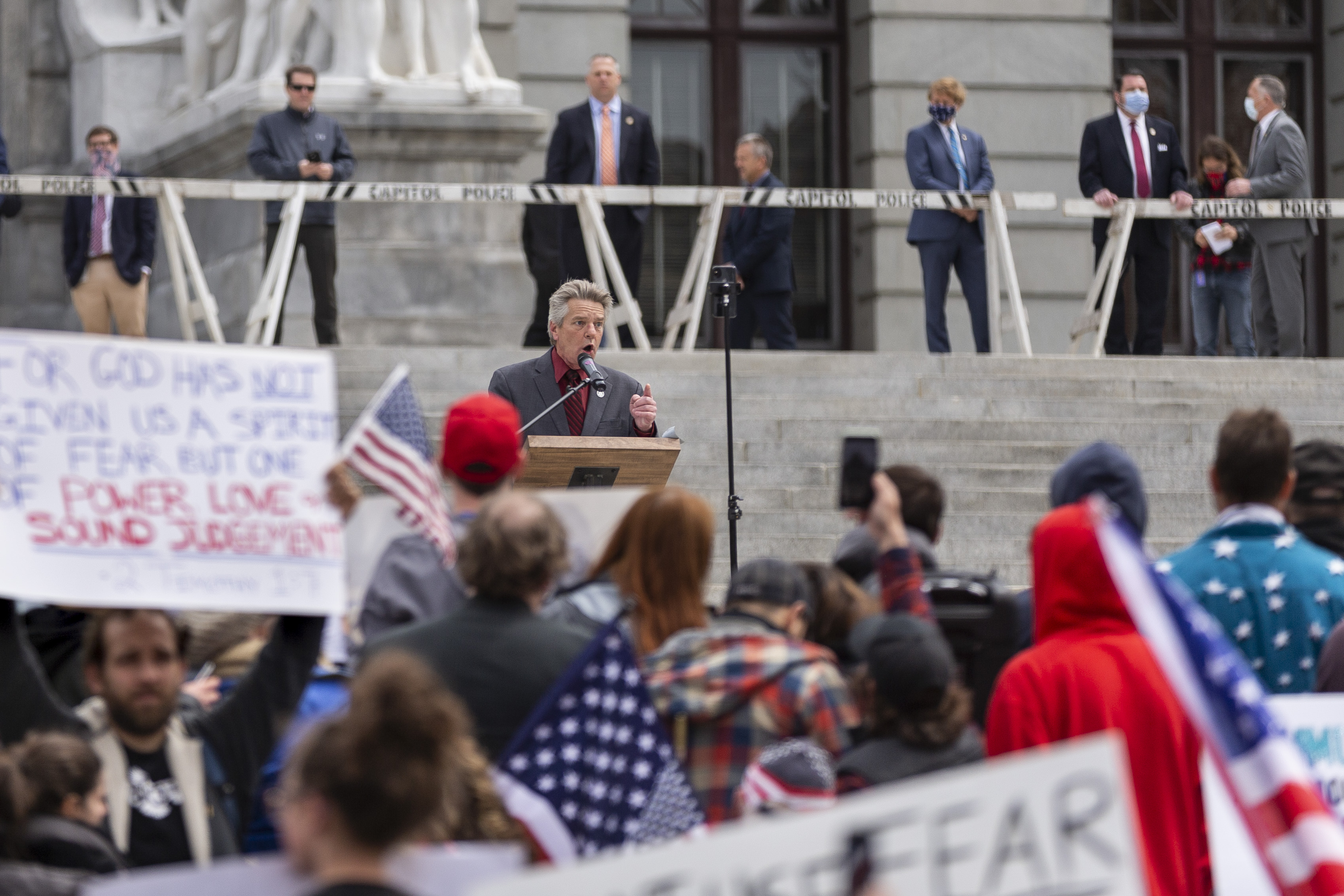 Protest of Gov. Wolf's coronavirus shutdown at Capitol - pennlive.com
