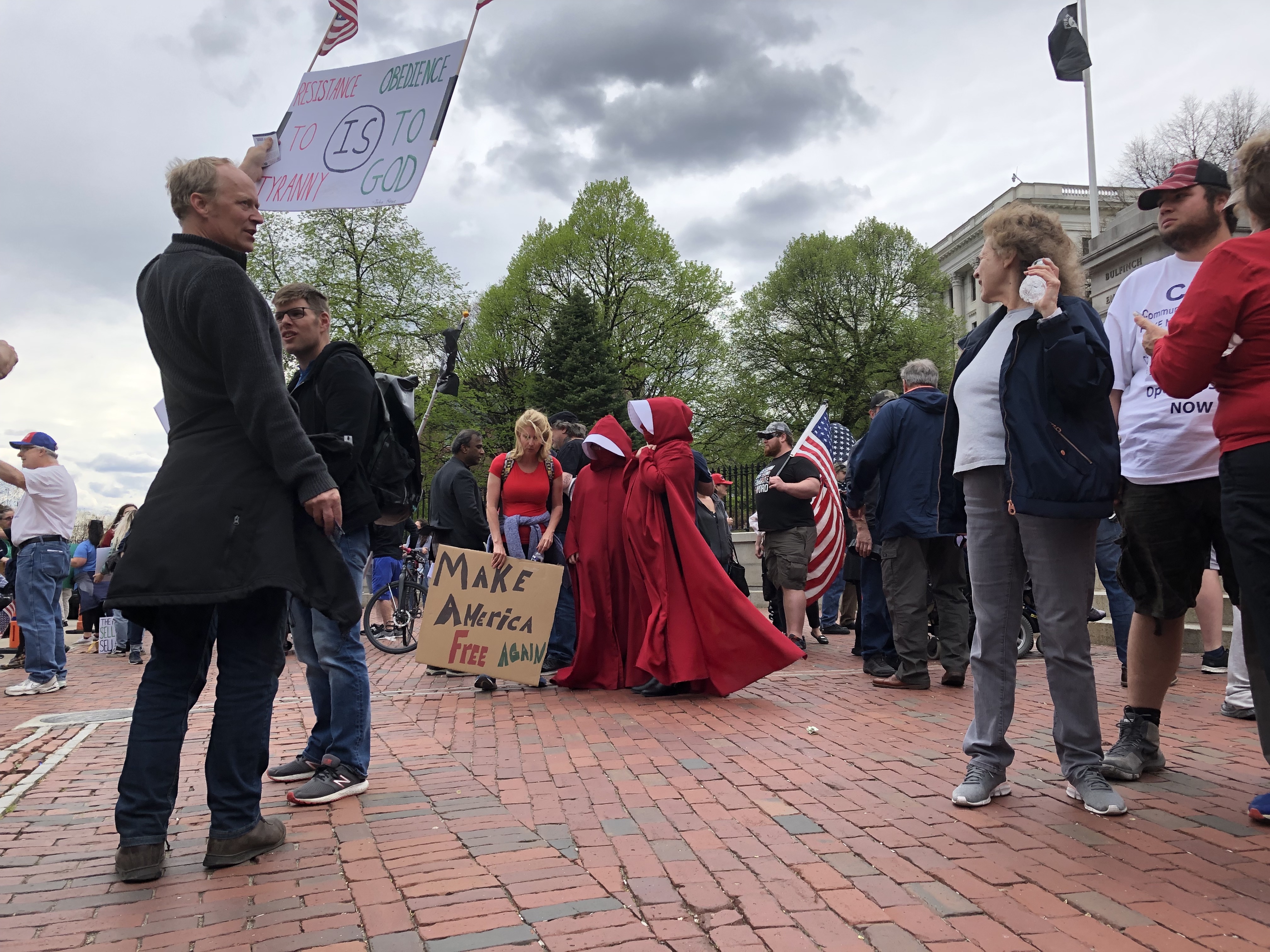 Massachusetts protesters pack Beacon Hill, calling for state to reopen ...