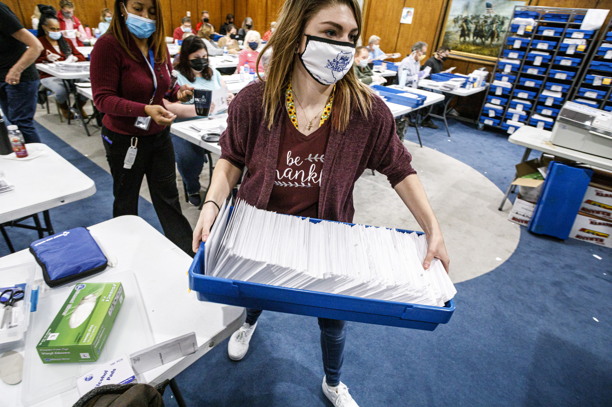 Pre-canvassing of ballots in Dauphin County, Pa. - pennlive.com