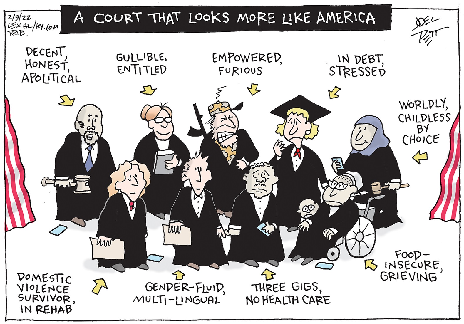 Editorial cartoons for Feb. 13 2022 - oregonlive.com