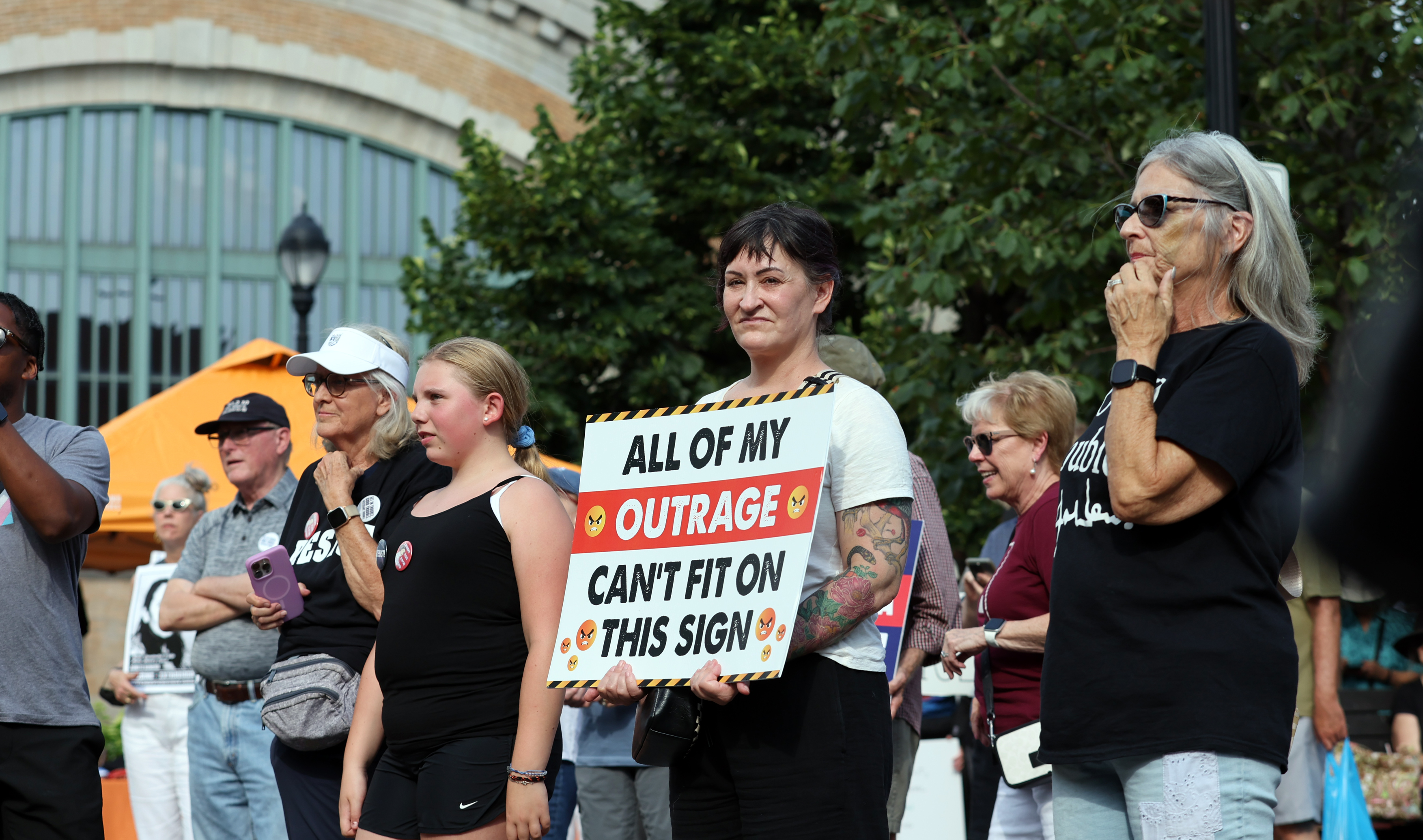 Hundreds gather for Good Trouble Lives On protest in Cleveland, July 17 ...