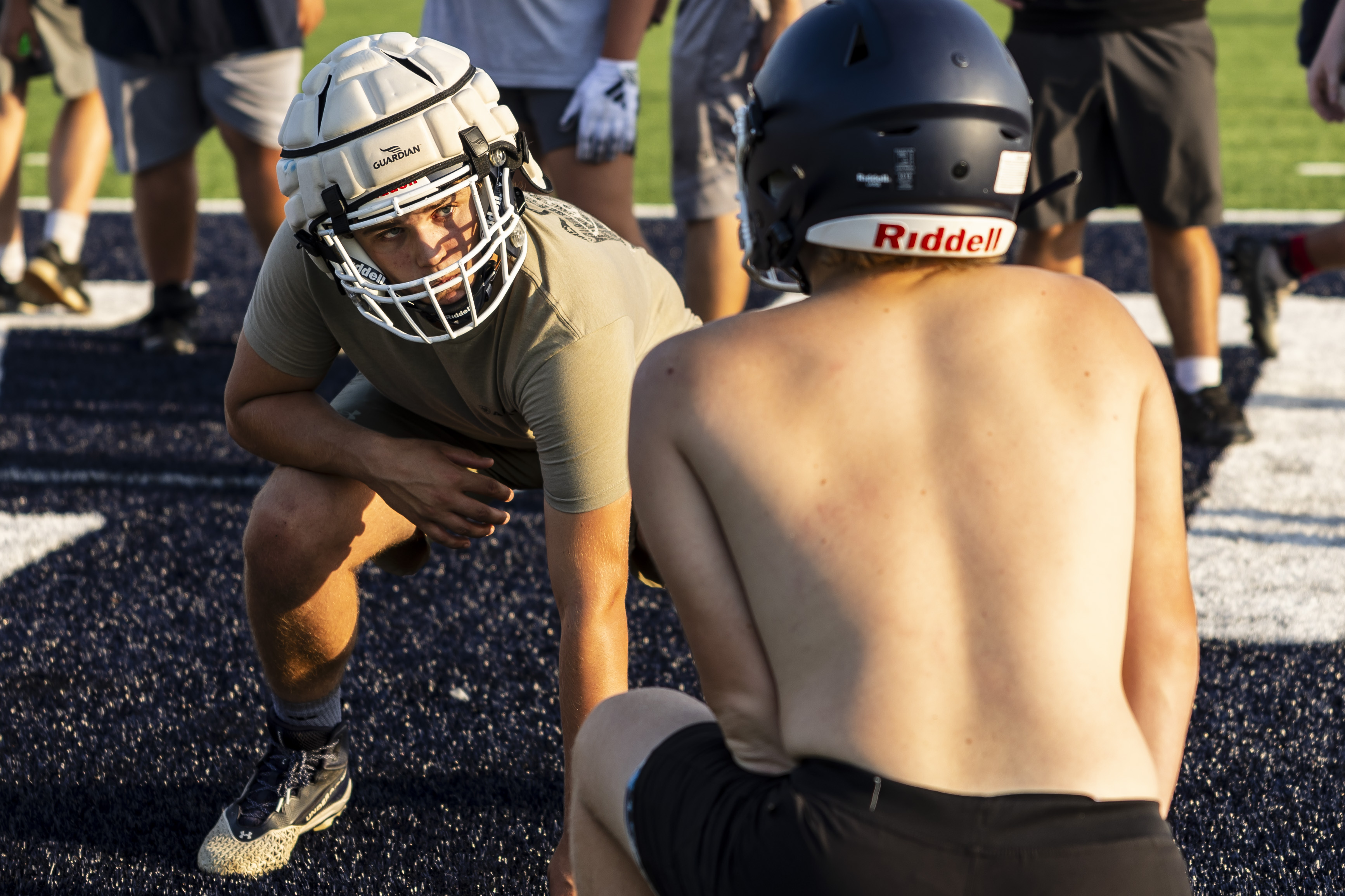 First day of high school football practice in Bay City and Saginaw-area ...