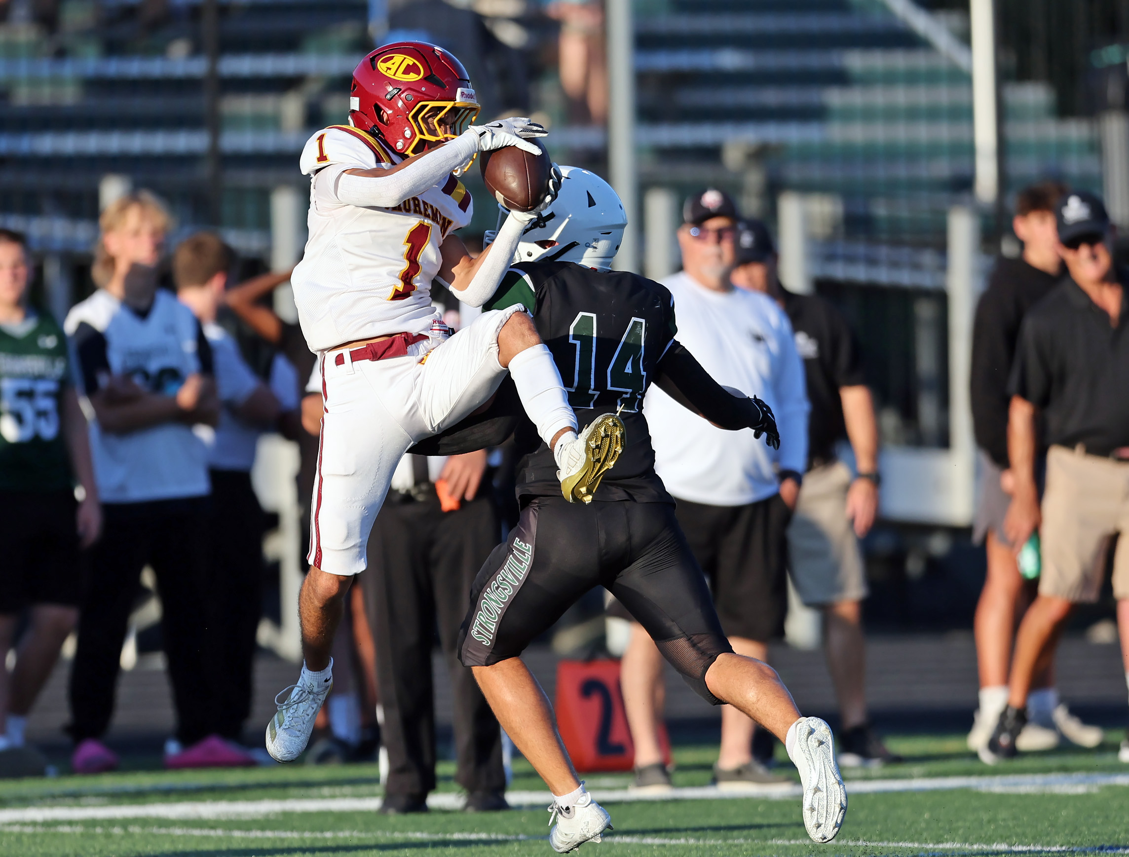 High School Football; Avon Lake at Strongsville, August 22, 2025 ...