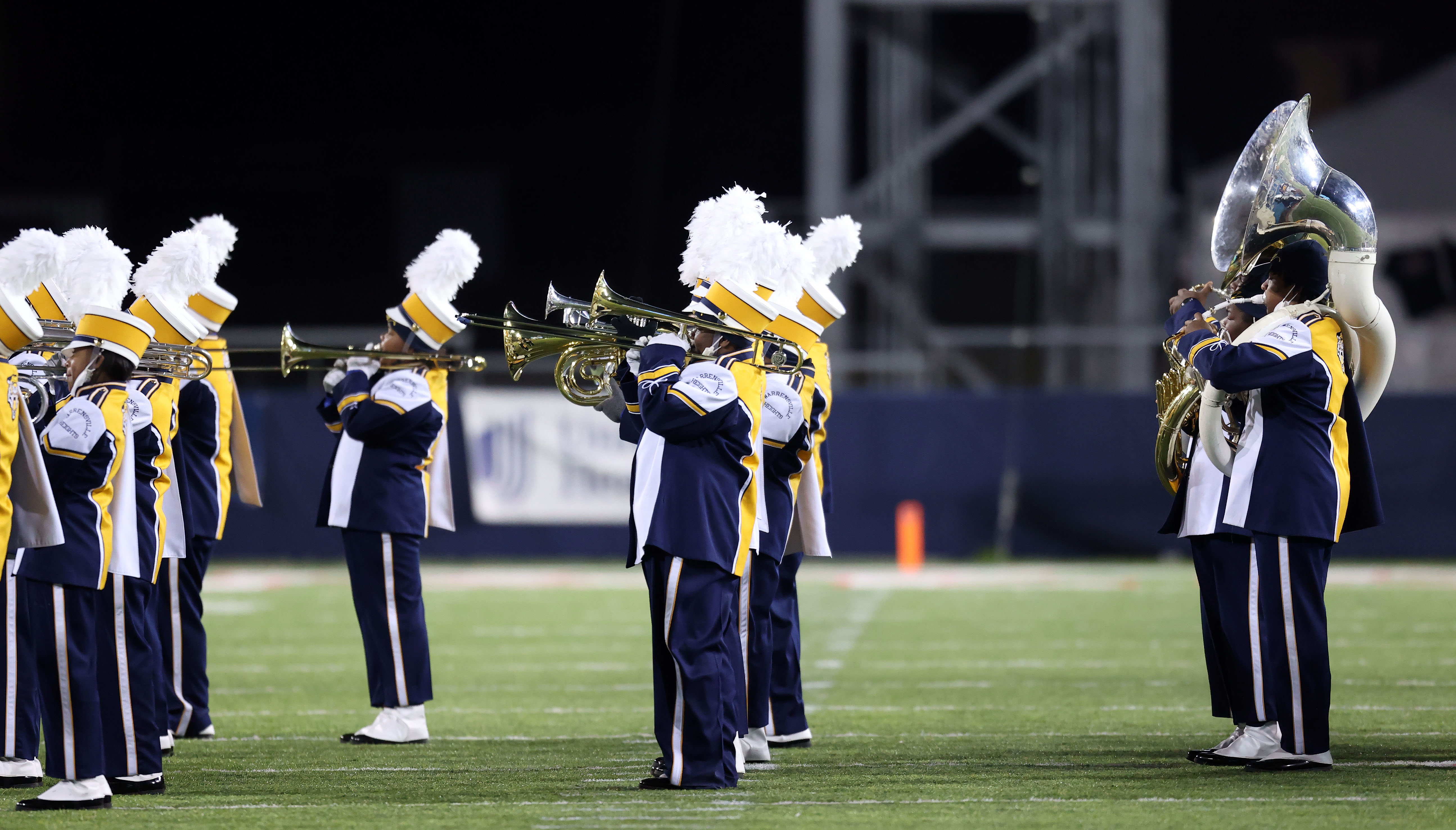 Warrensville Heights marching band at the OHSAA division IV state ...