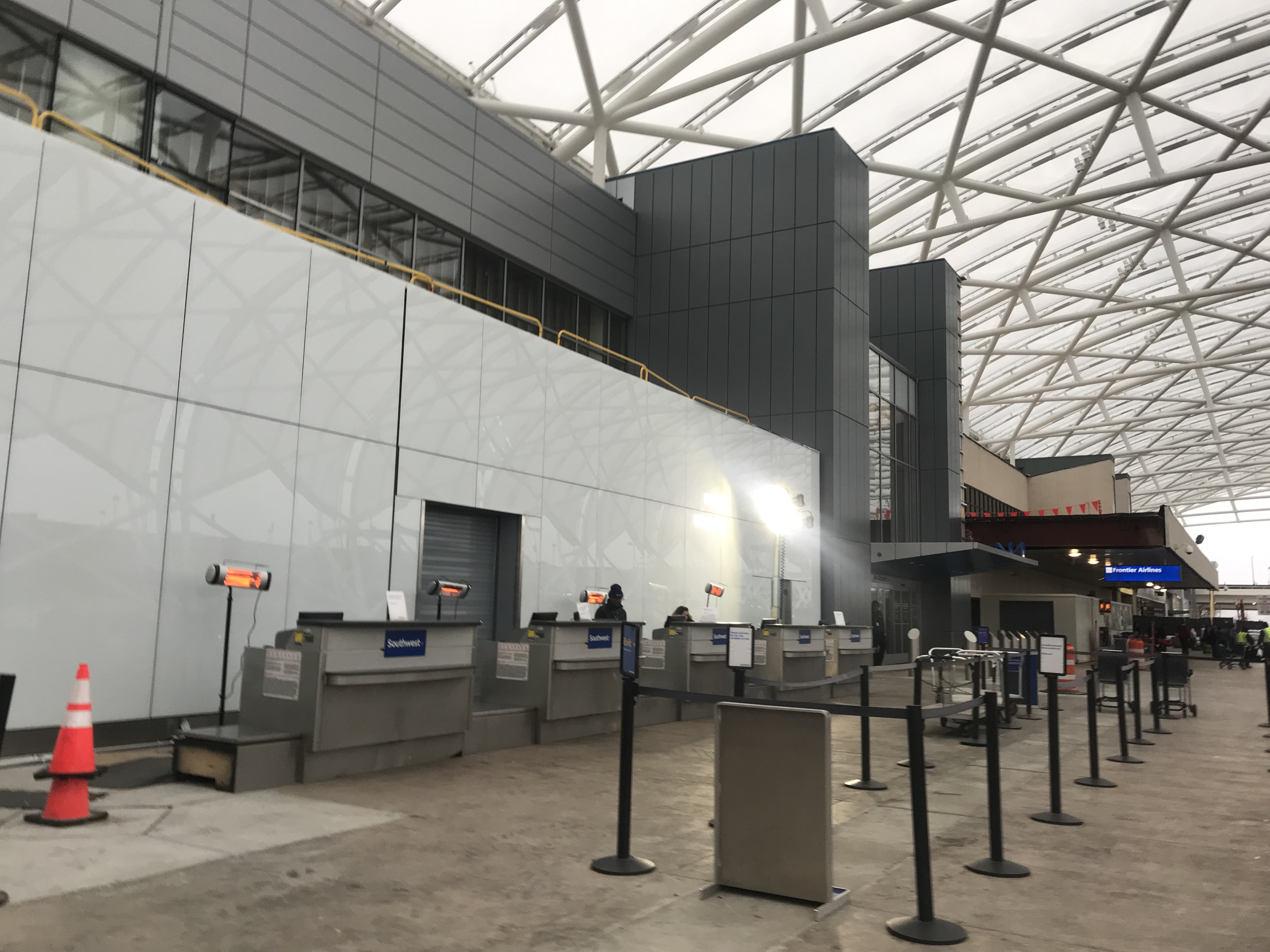 Atlanta airport renovates domestic terminal façade