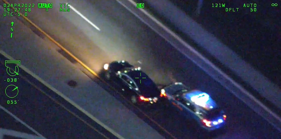 Helicopter Police Chase