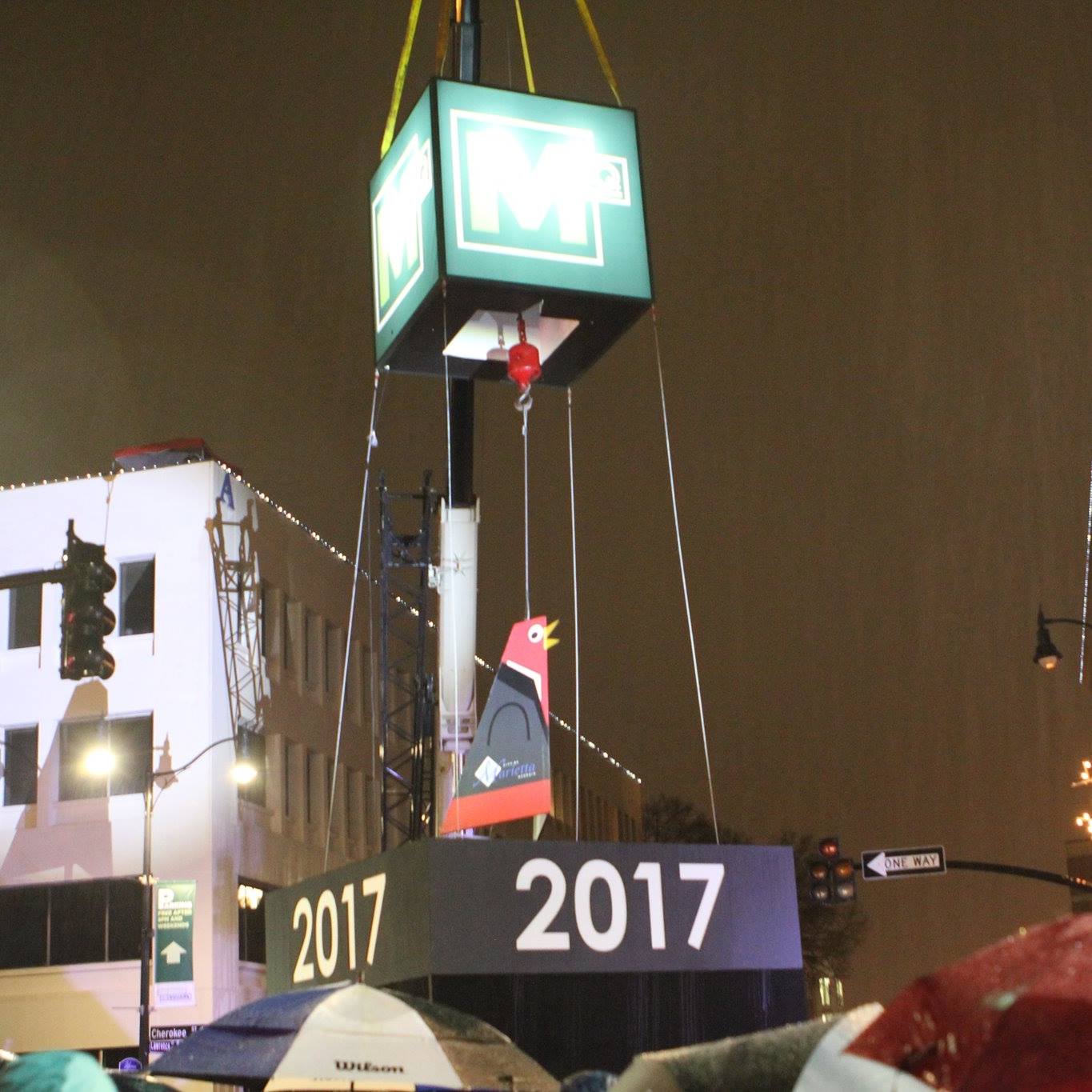 So, what did Marietta drop on New Year's Eve this year?