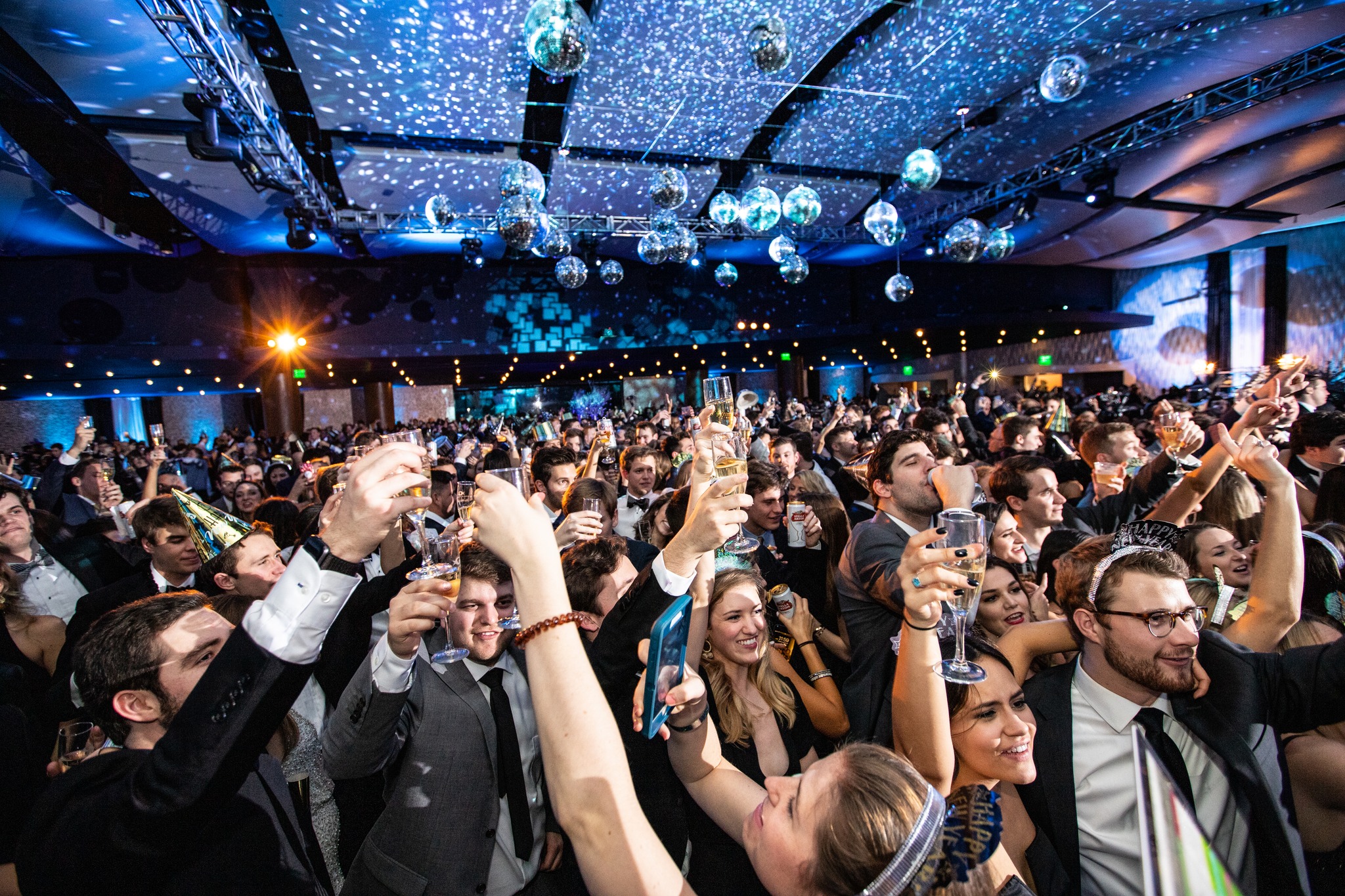 Watching The New Year Peach Drop