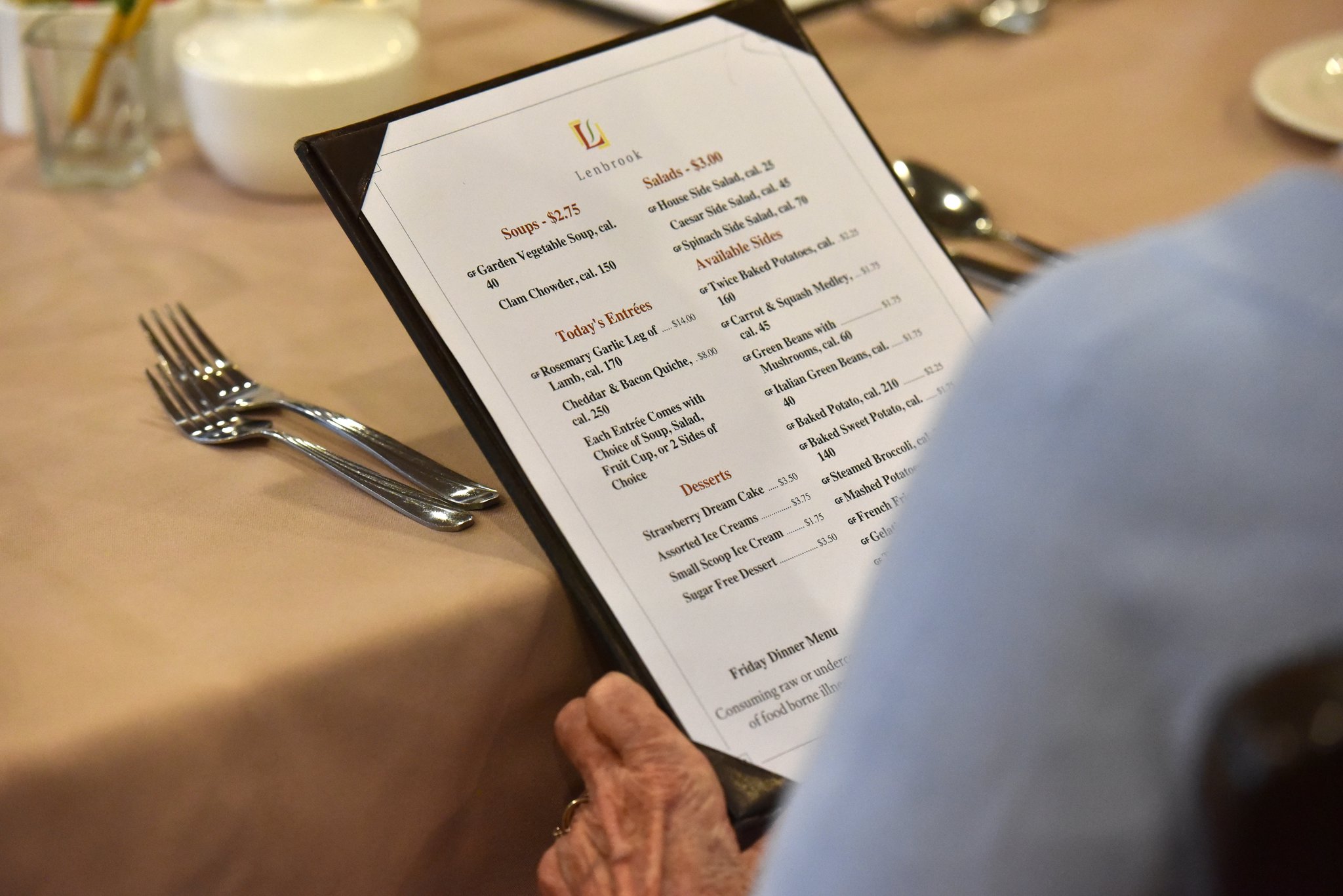 At some senior living communities the dining menu keeps growing
