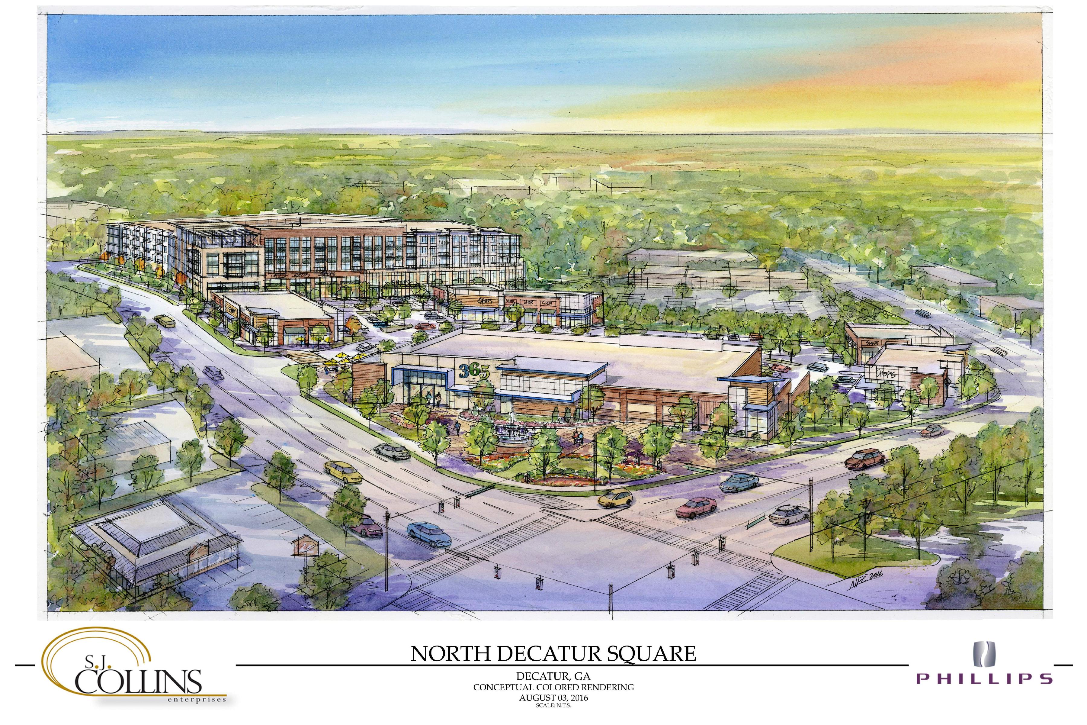 Demolition for North Decatur Square/Whole Foods development begins