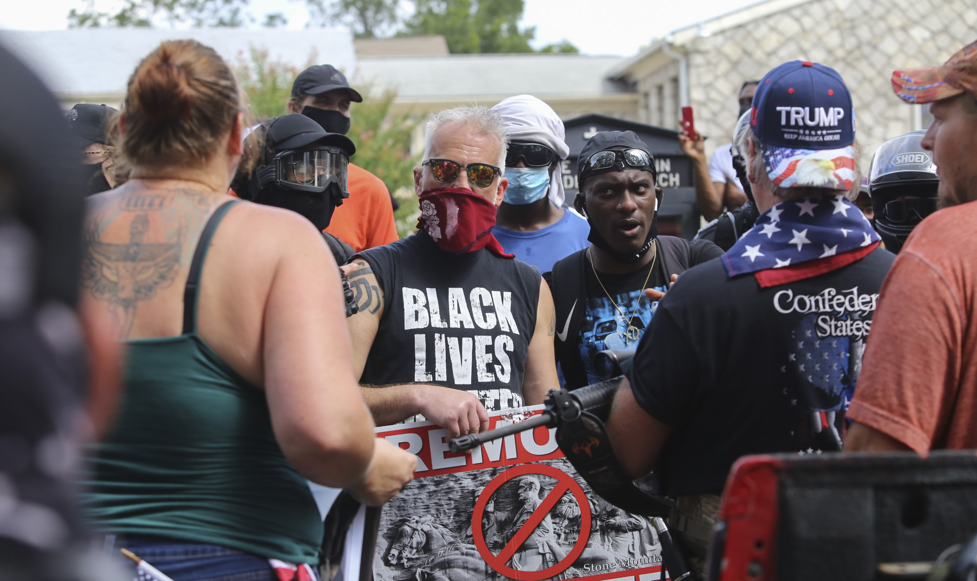 PROTEST ROUNDUP: Police disperse demonstrators from Stone Mountain