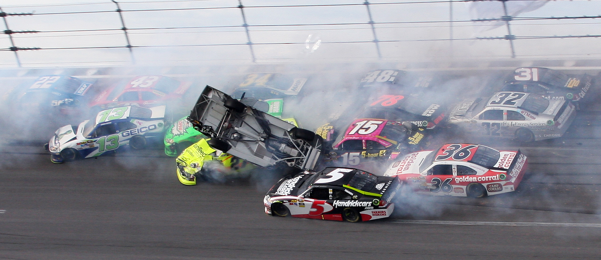 Largest Nascar Crash Ever