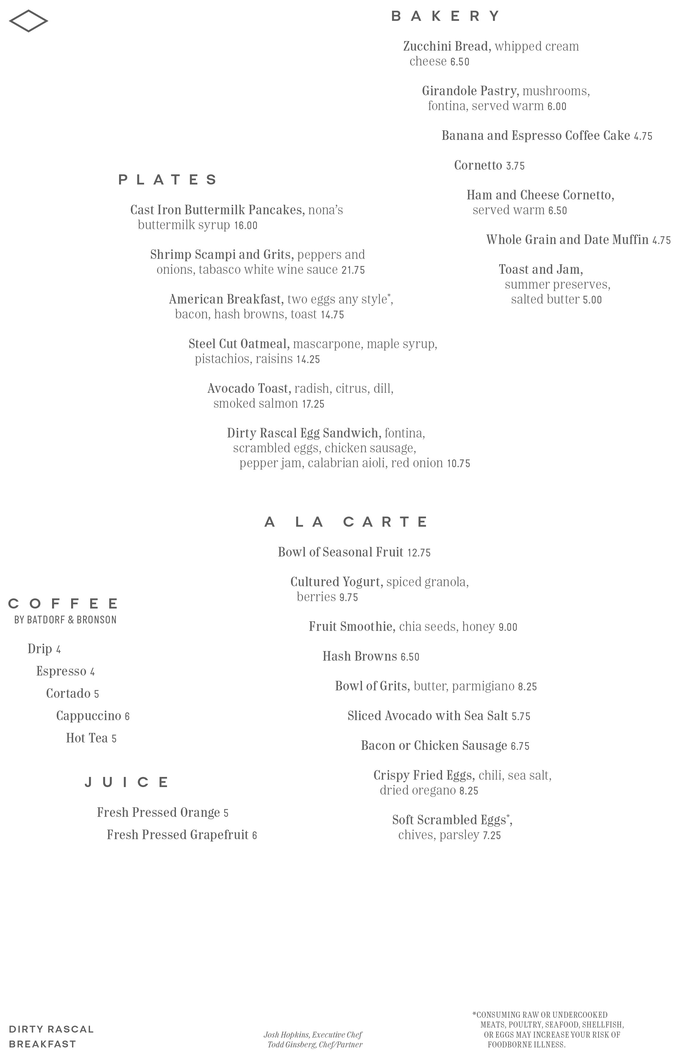 Dirty Rascal opens at Atlanta's Thompson Buckhead hotel