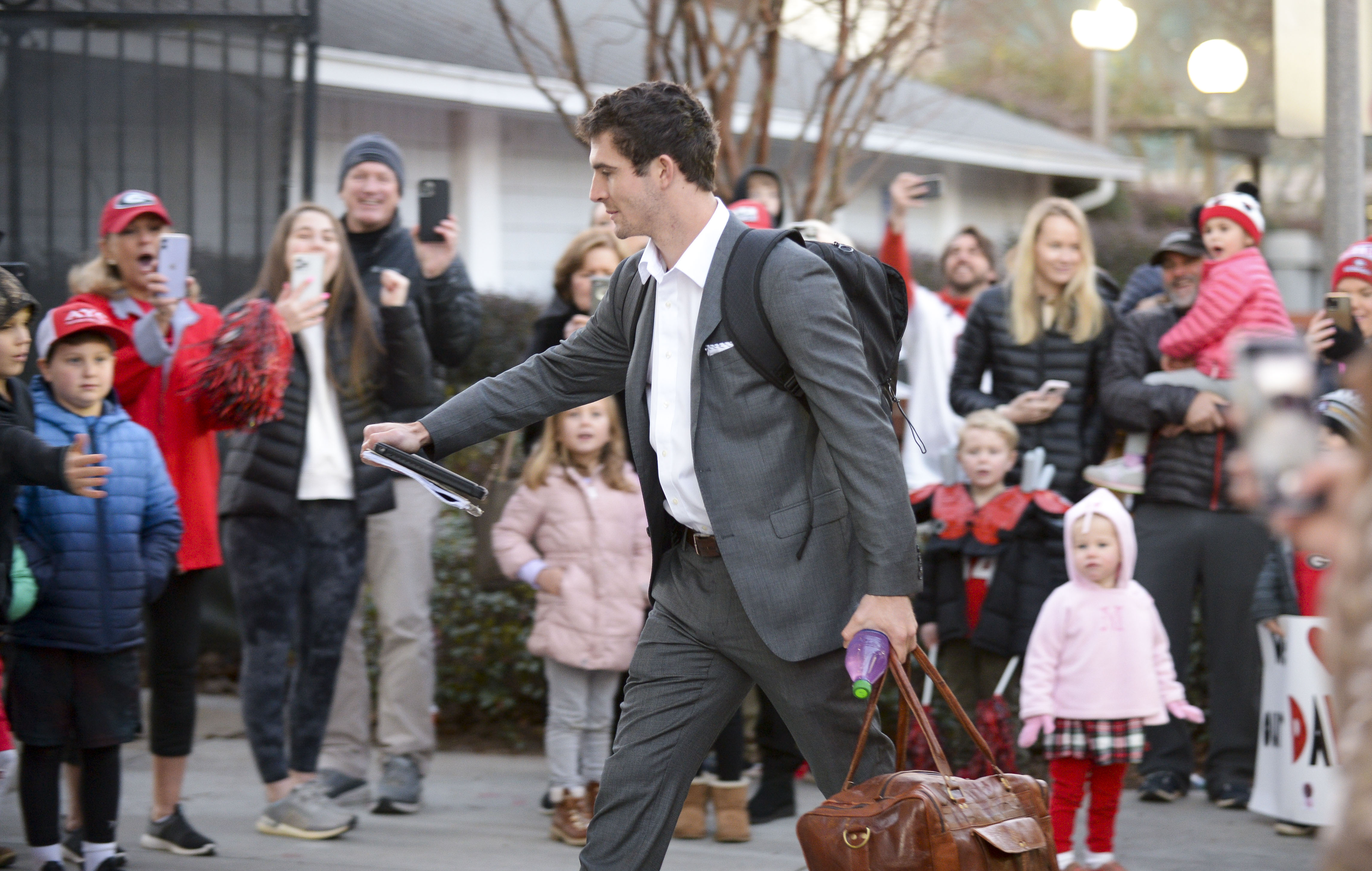 CFP notes: Georgia’s Stetson Bennett a hit at media day