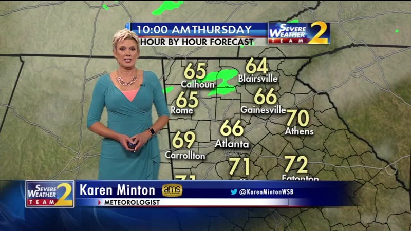 Photos: Karen Minton, retiring Feb. 27 at WSB, through the years