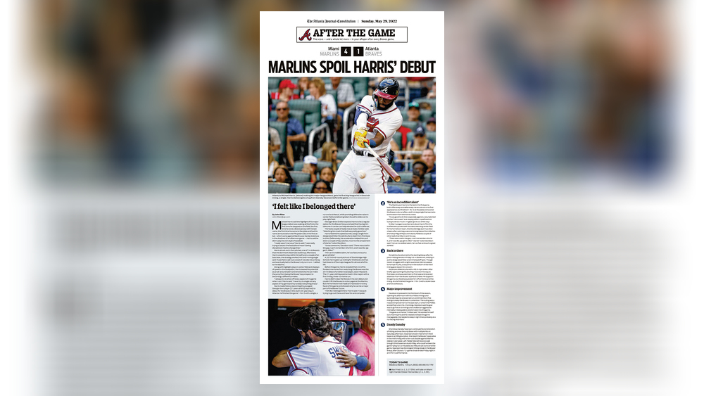 Find the opening of the Masters and baseball season in the AJC ePaper