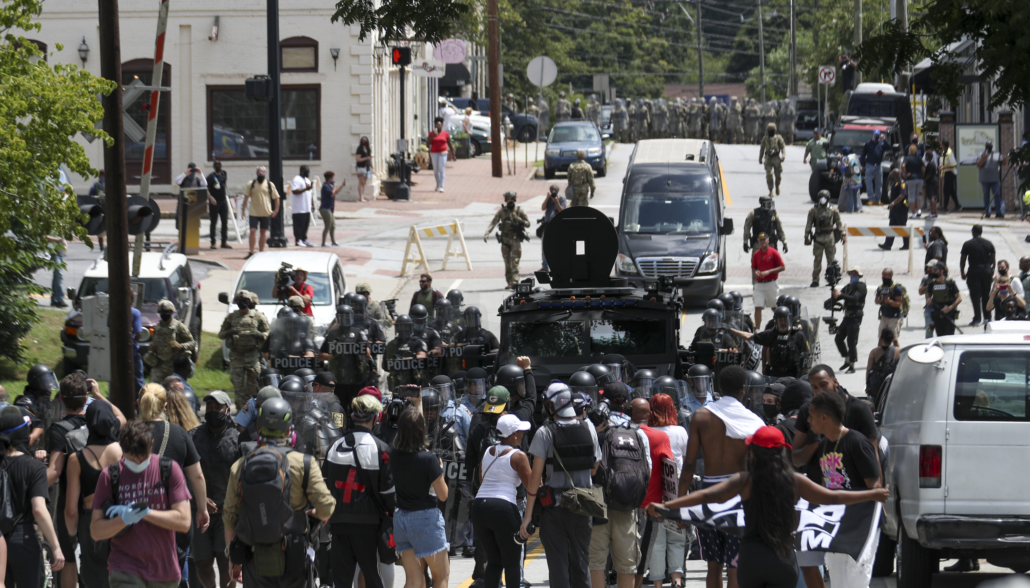 PROTEST ROUNDUP: Police disperse demonstrators from Stone Mountain