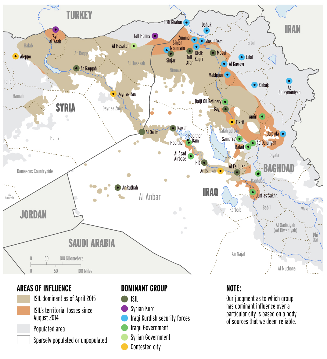 Map Of Isil Syria