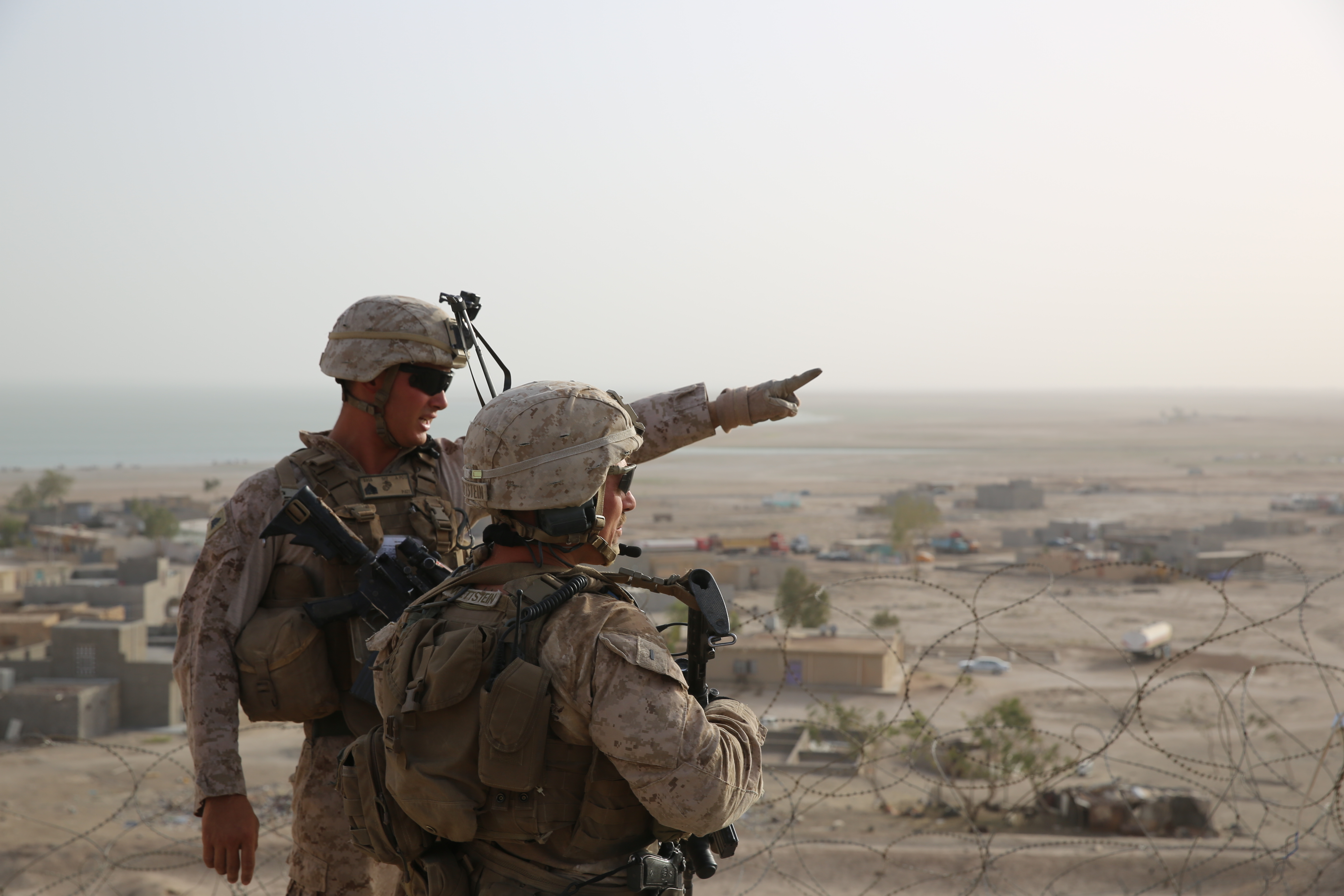 Marines On Patrol In Iraq
