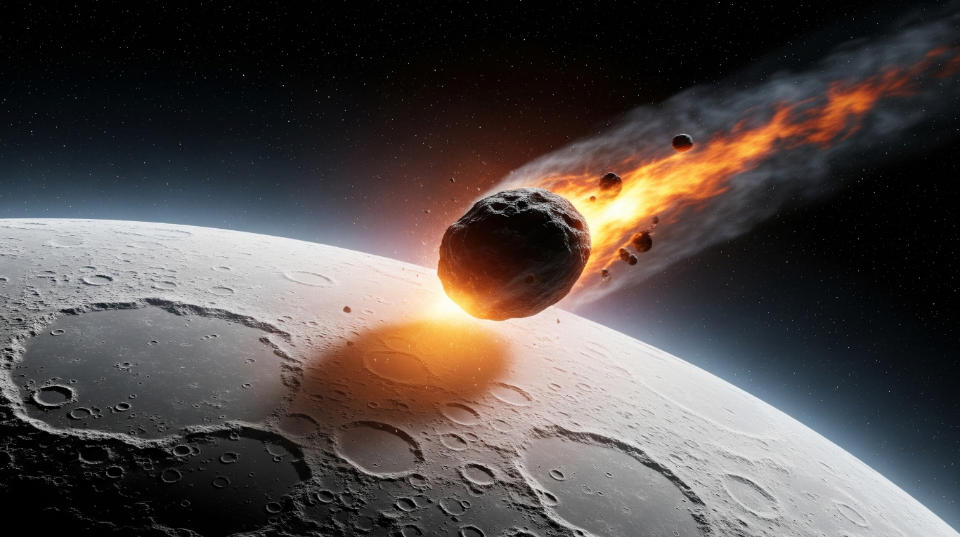 Apod 30 De Junio De 1995 Ida Y Asteroide Dactyl Y La Luna