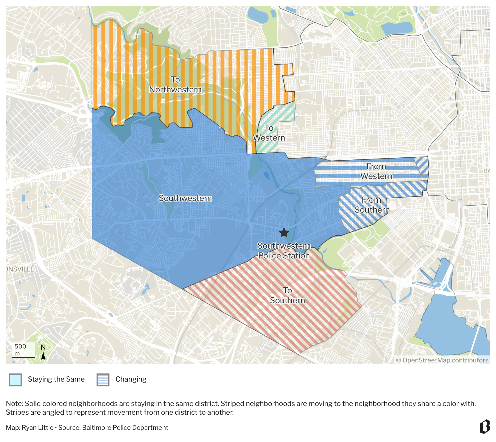 Baltimore City Police Districts