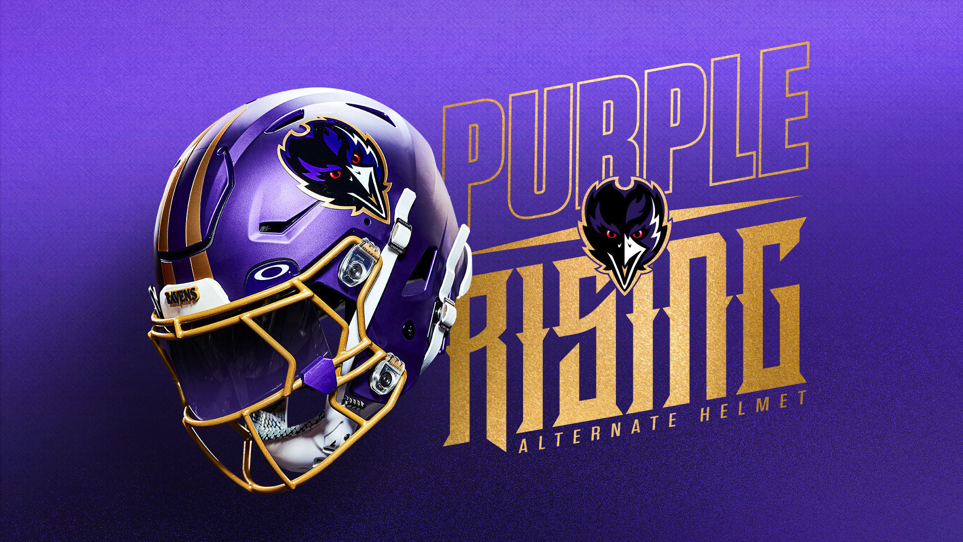 Ravens Hjelmlogo Baltimore Ravens Helm Logo Abzeichen NFL National