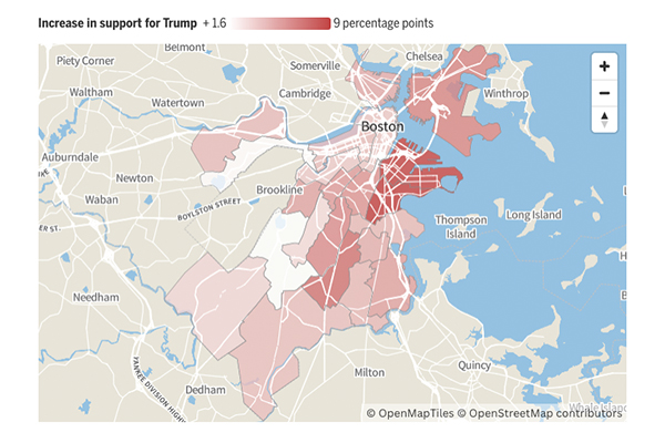 Boston Wards And Precincts Map Wu Once Again Shows Electoral Strength