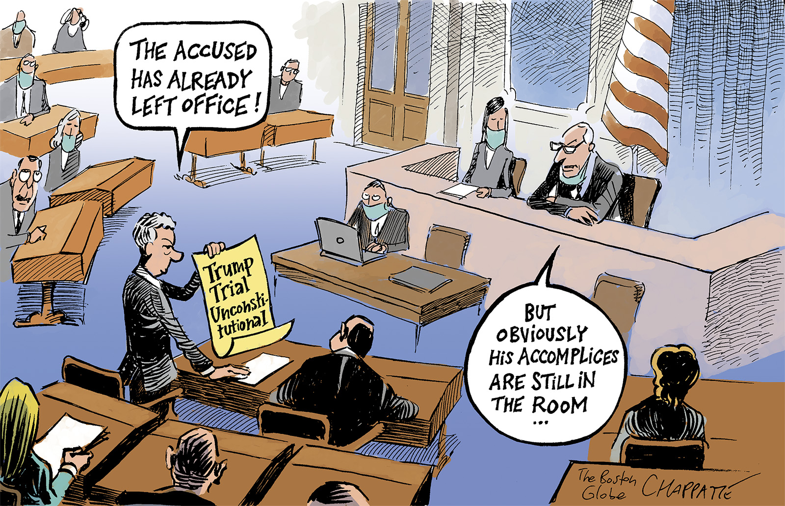 Cartoon Senate And House