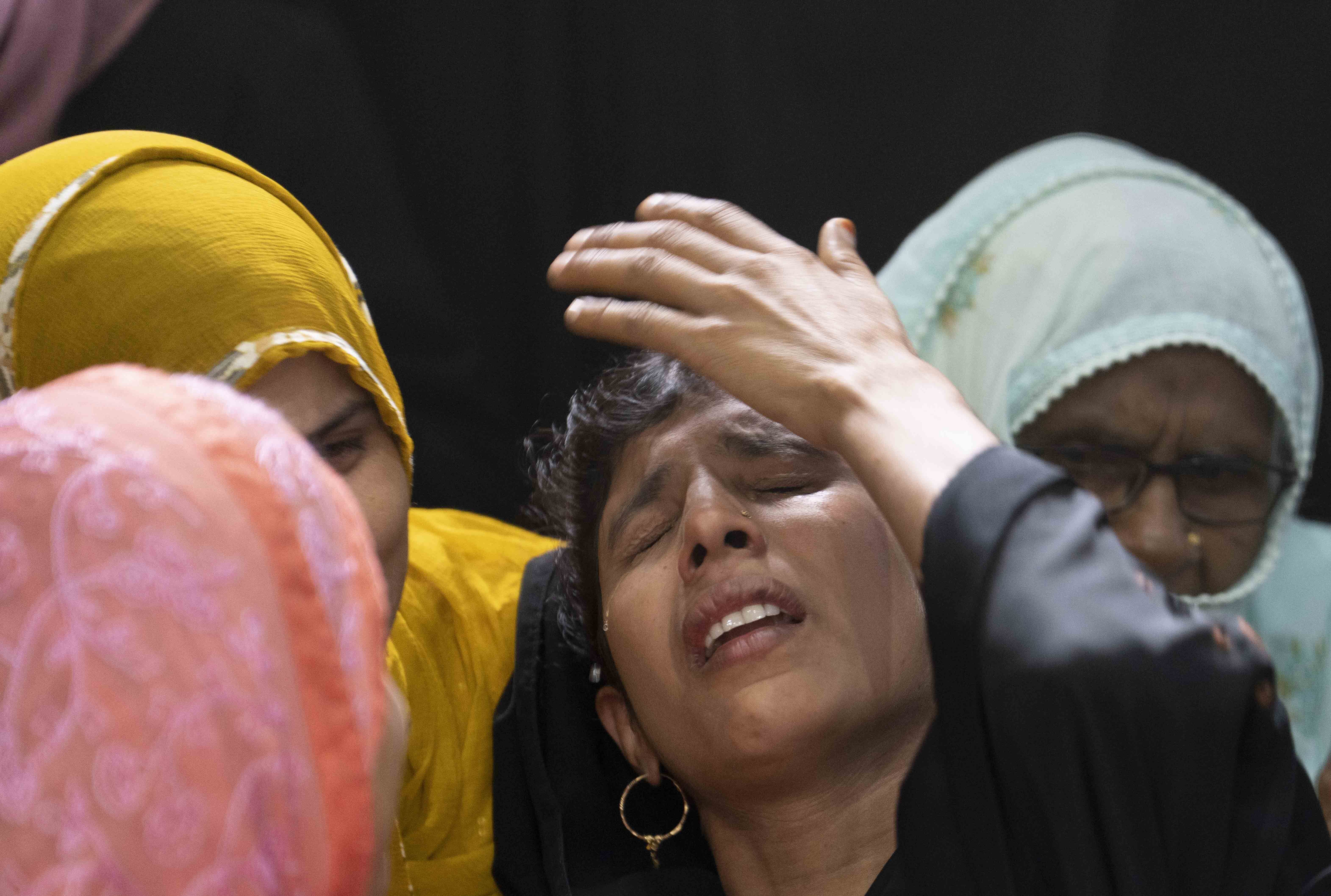 People Crying Together