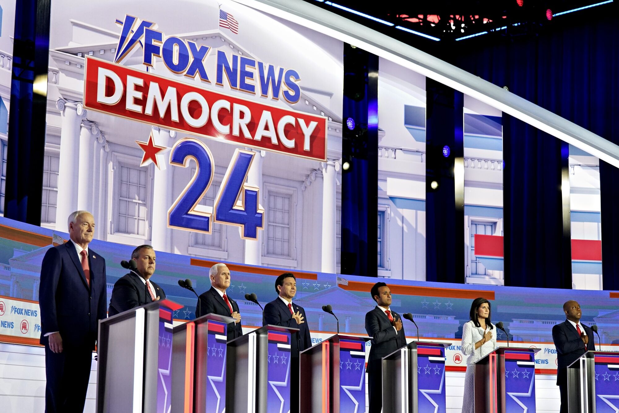 Presidential Debate Stage