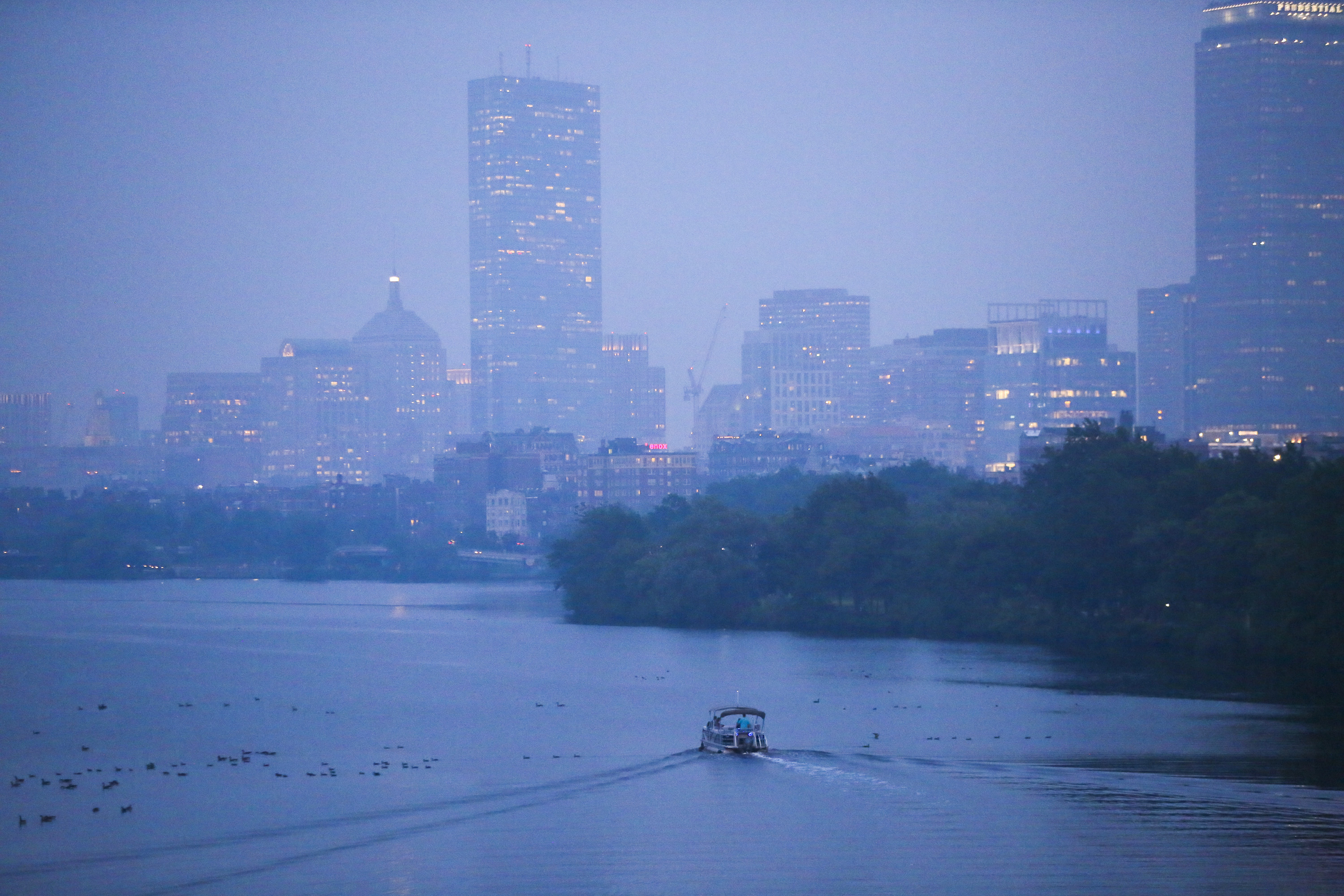 In these hazy skies, a public health warning from a warming planet ...