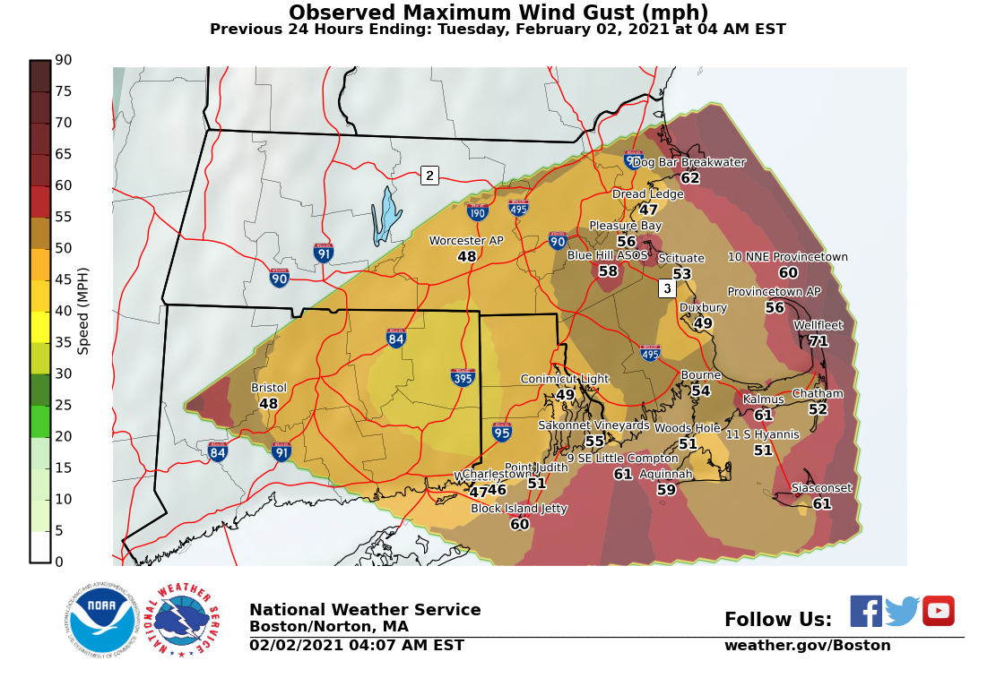 These maps show how Massachusetts was affected by the storm - The ...