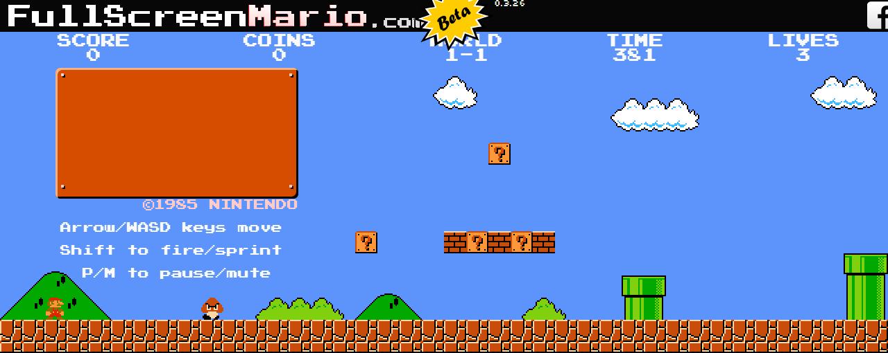 'Super Mario Bros.' can now be played in your browser – WDBO