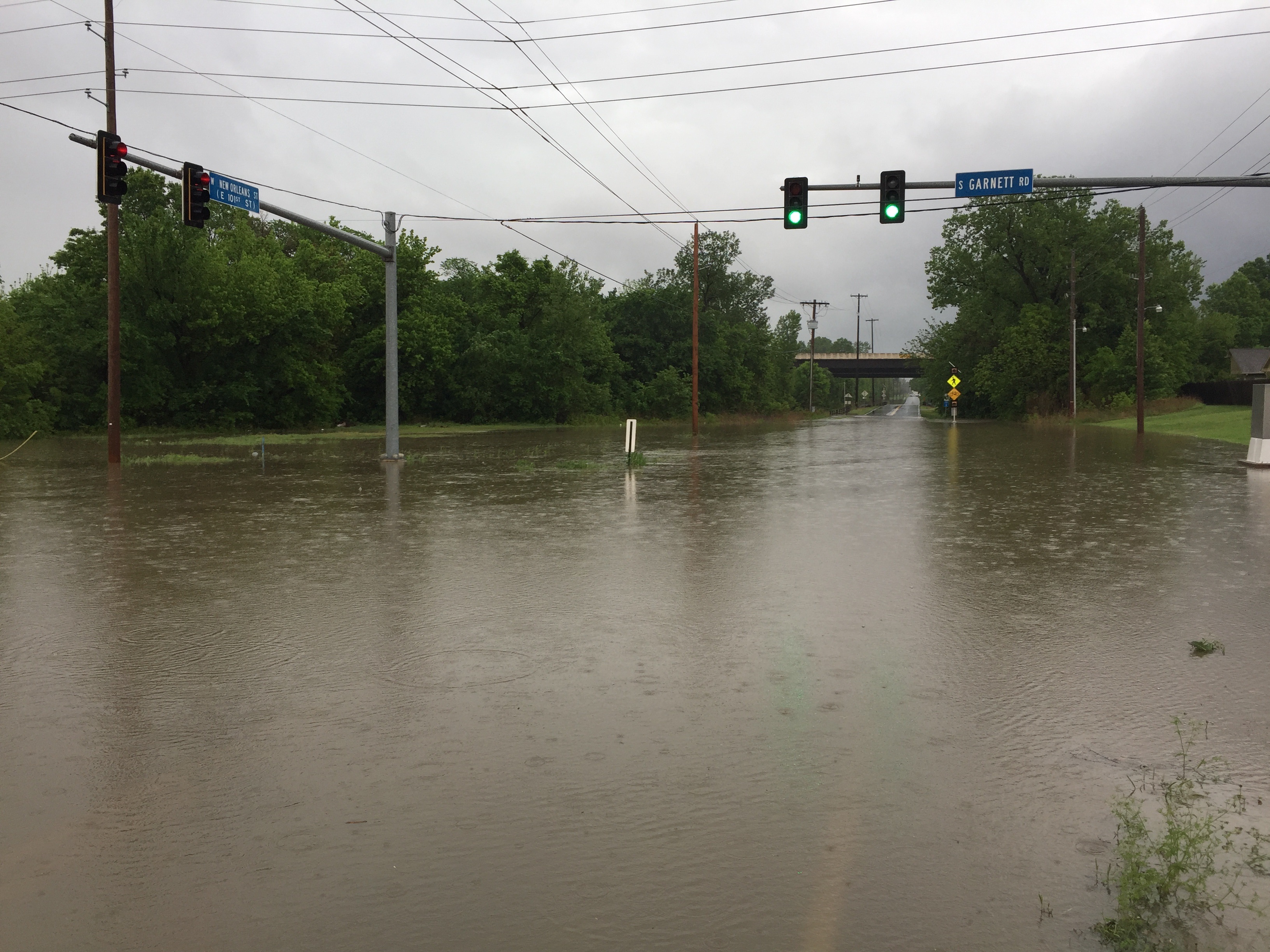 Rain totals in Tulsa area for Friday – 102.3 KRMG