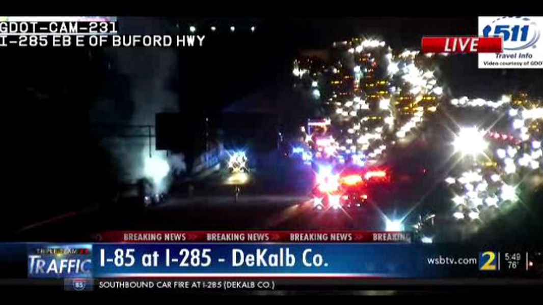 Lanes reopen after MARTA bus fire creates ‘mess’ on Spaghetti Junction ...