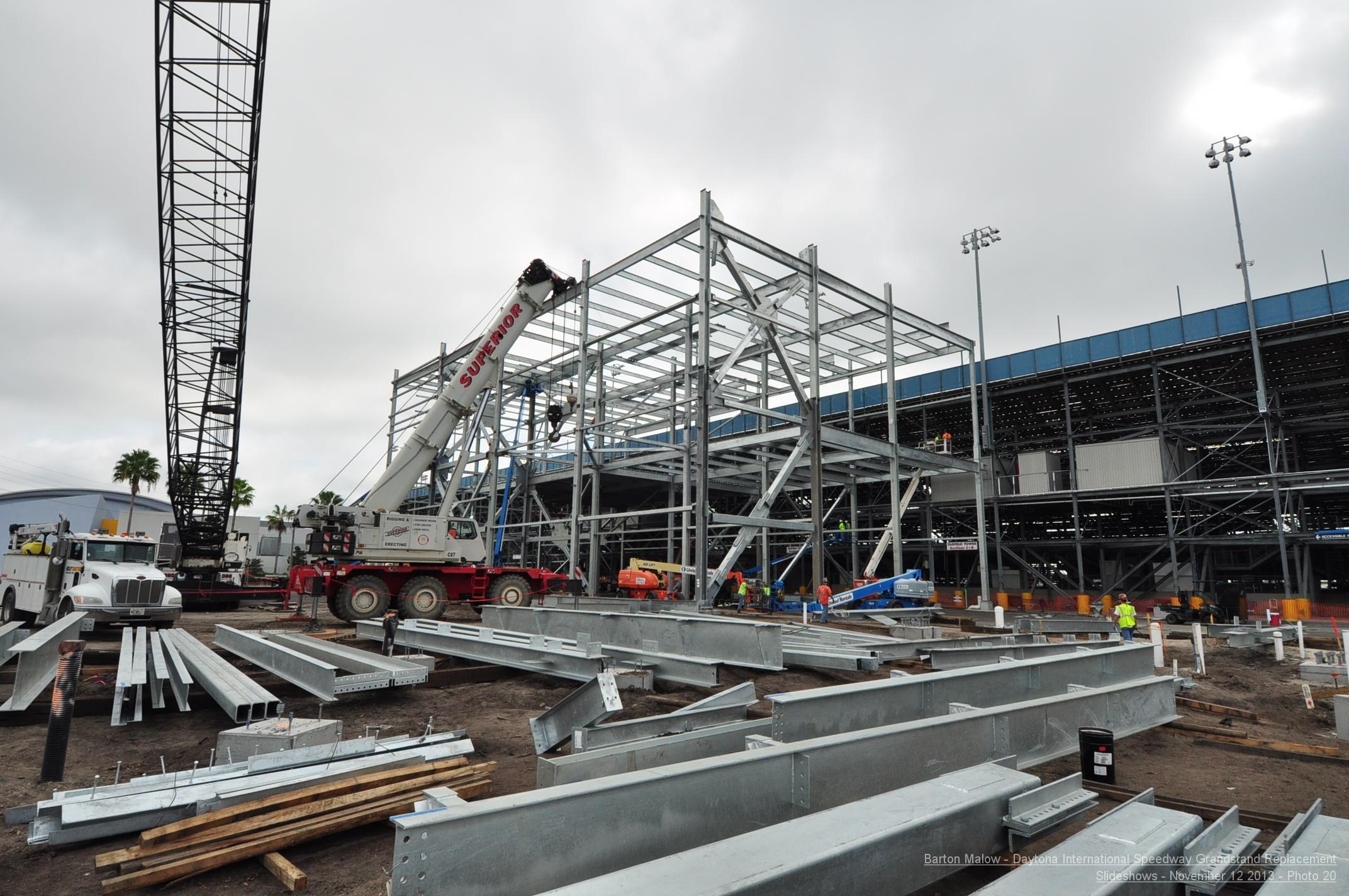 Construction accelerates at Daytona Speedway – WDBO