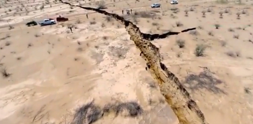 Giant crack in the earth discovered – 102.3 KRMG