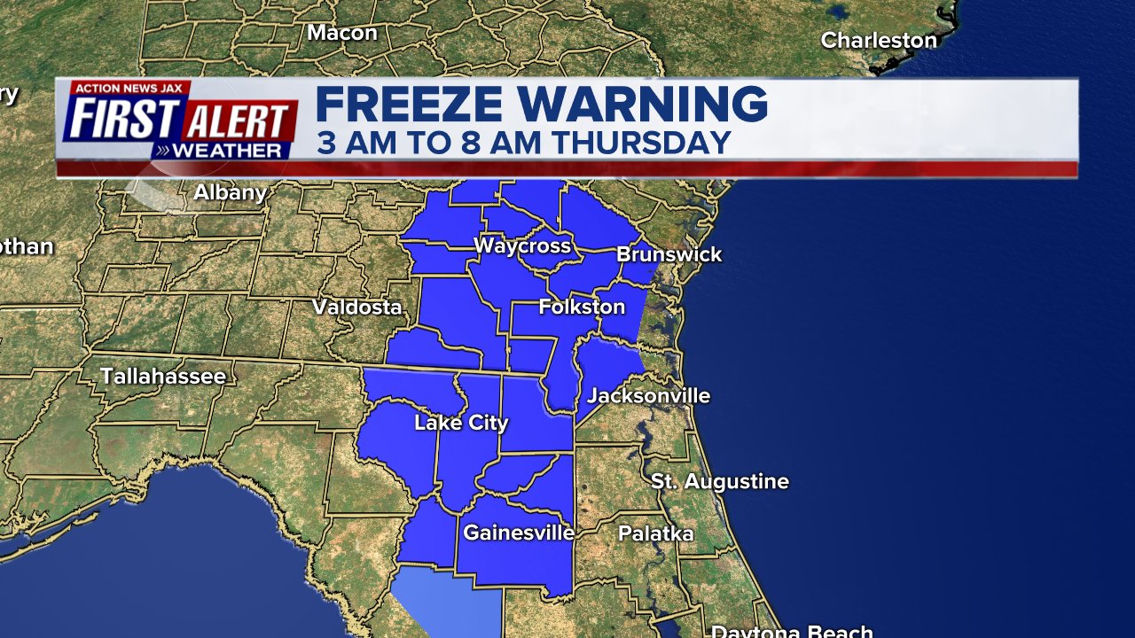 Frosty morning in NE Florida, but warming trend ahead – 104.5 WOKV
