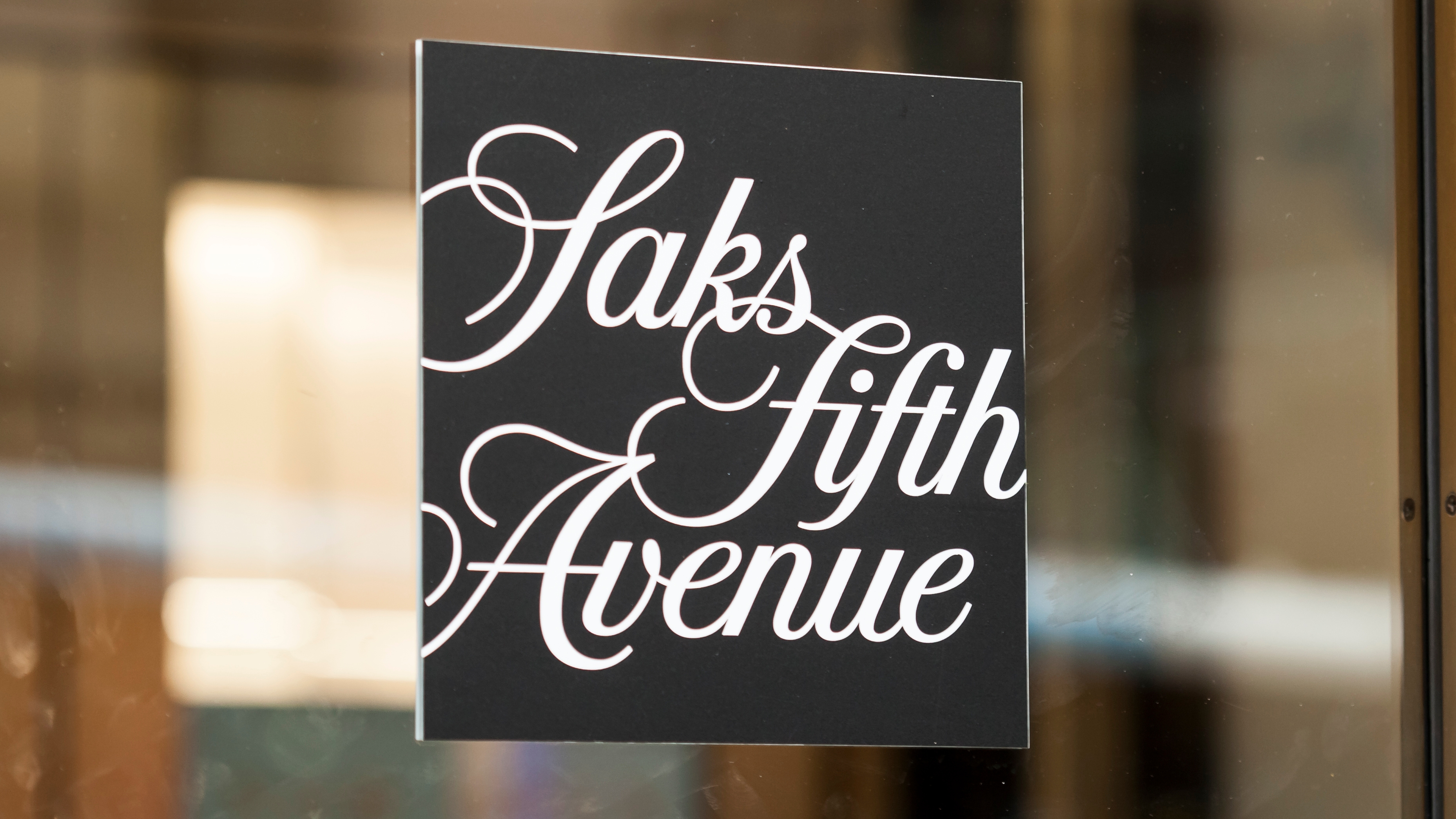 Saks Logo White